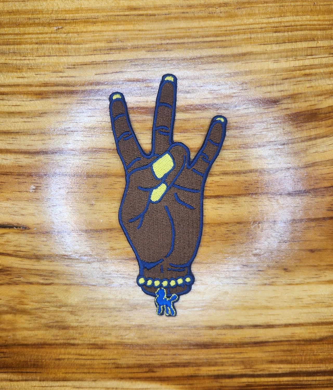Amazon.com: 2.375" x 5" Sigma Gamma Rho Hand Sign Iron on Chenille and ...