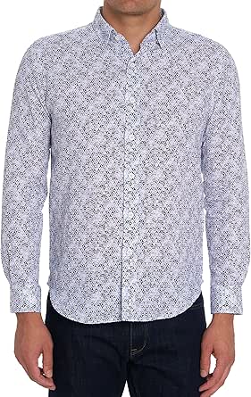Amazon.com: Robert Graham Men's Wyndham Long-Sleeve Woven Shirt ...