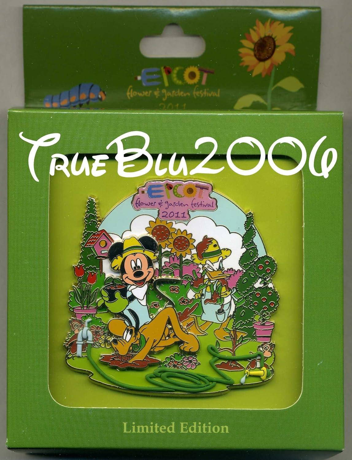 Amazon.com: Disney Pin Epcot Flower & Garden 2011 Jumbo Le 500 NEW Pin ...