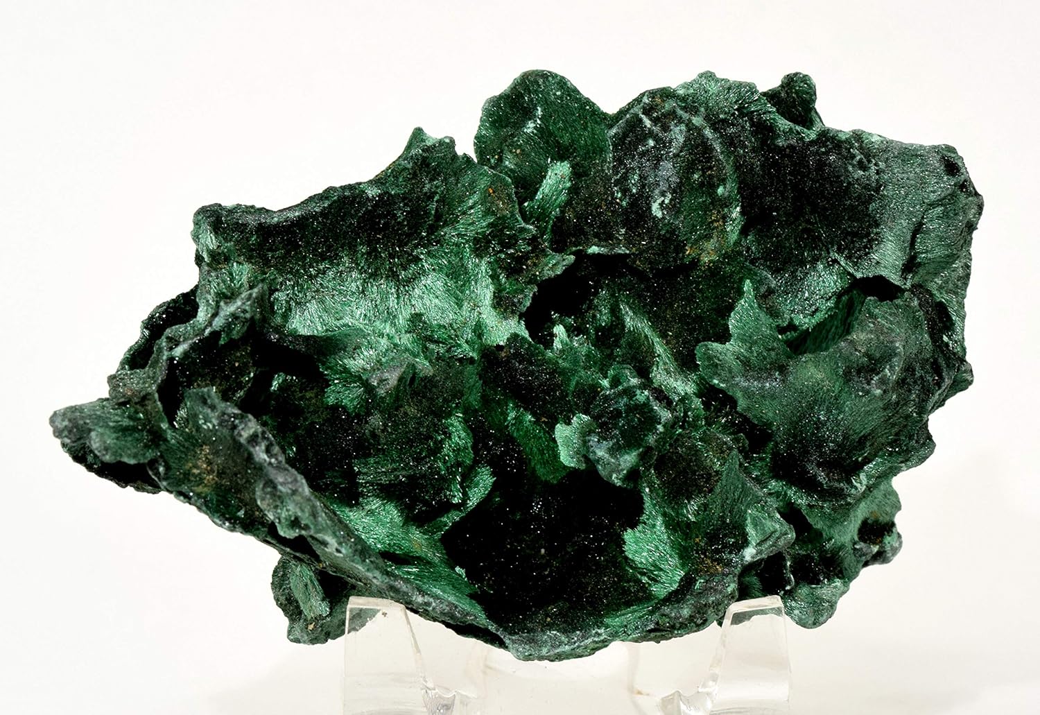 Amazon.com: 500ct 3.6" Dark Green Fibrous Malachite Needles Freeform ...