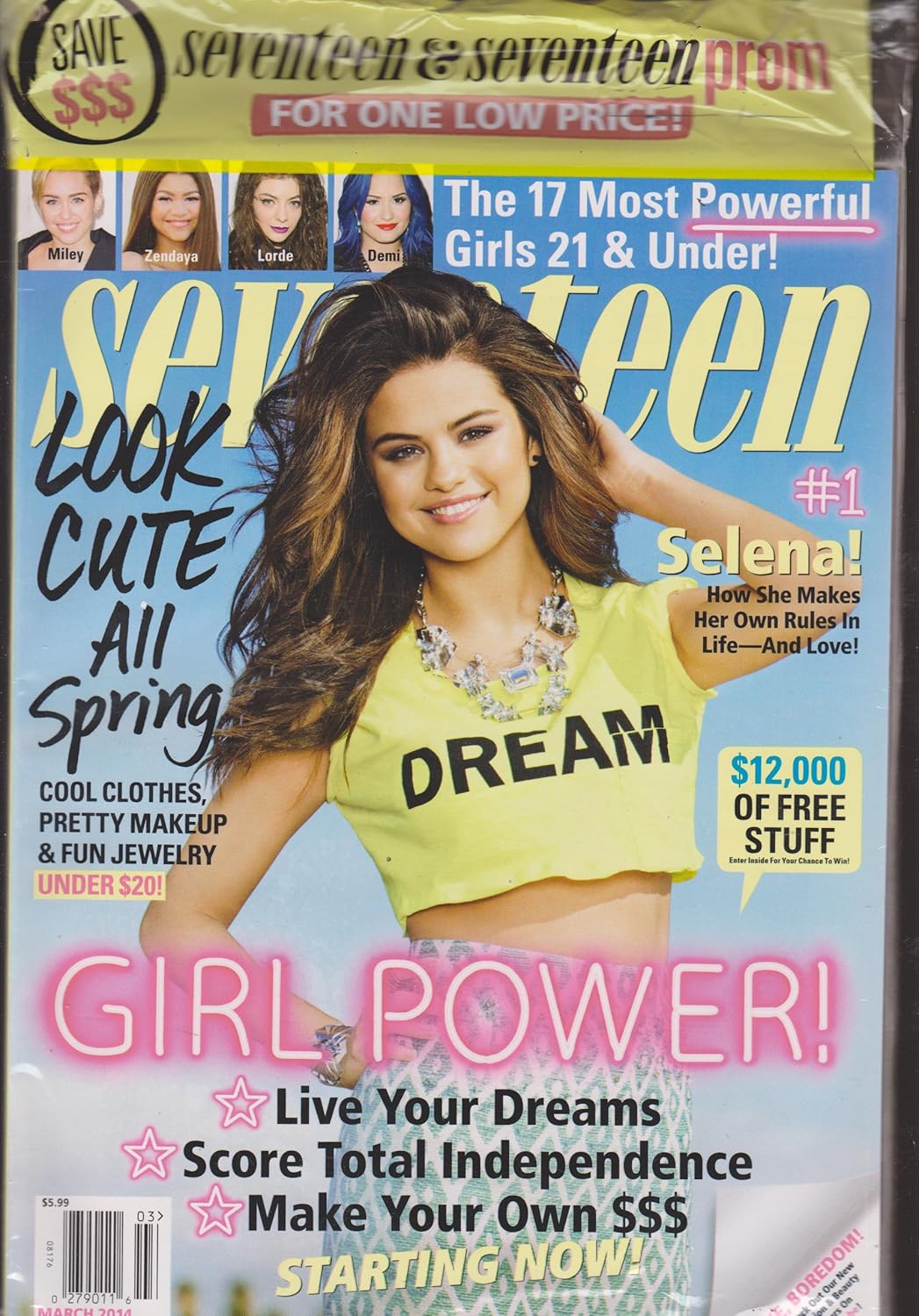Seventeen & Seventeen Prom Magazine 2 Pack (Seventeen- March 2014 ...