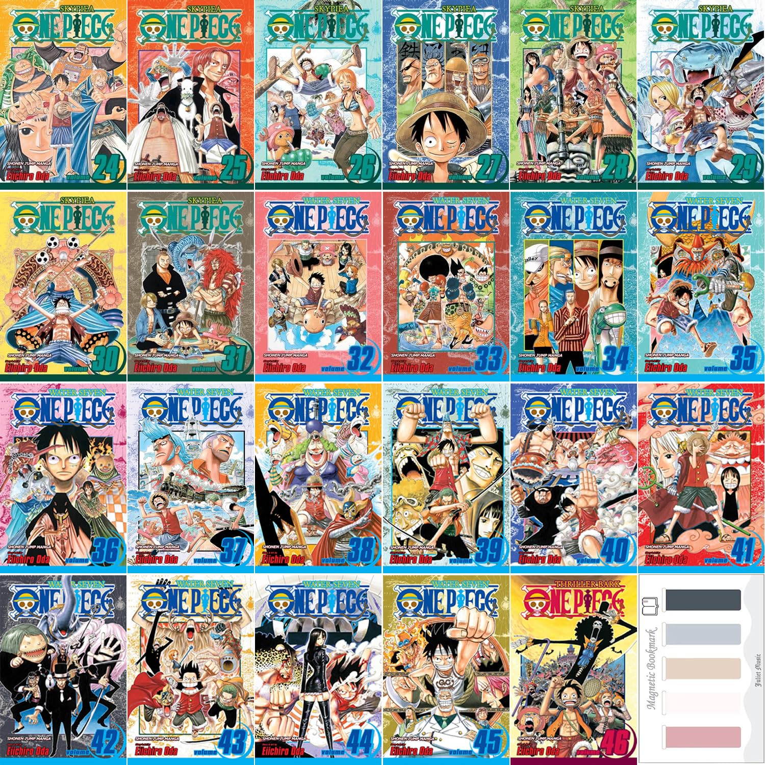 One Piece Manga Series: Skypiea and Water Seven, Volumes 24-46 by ...