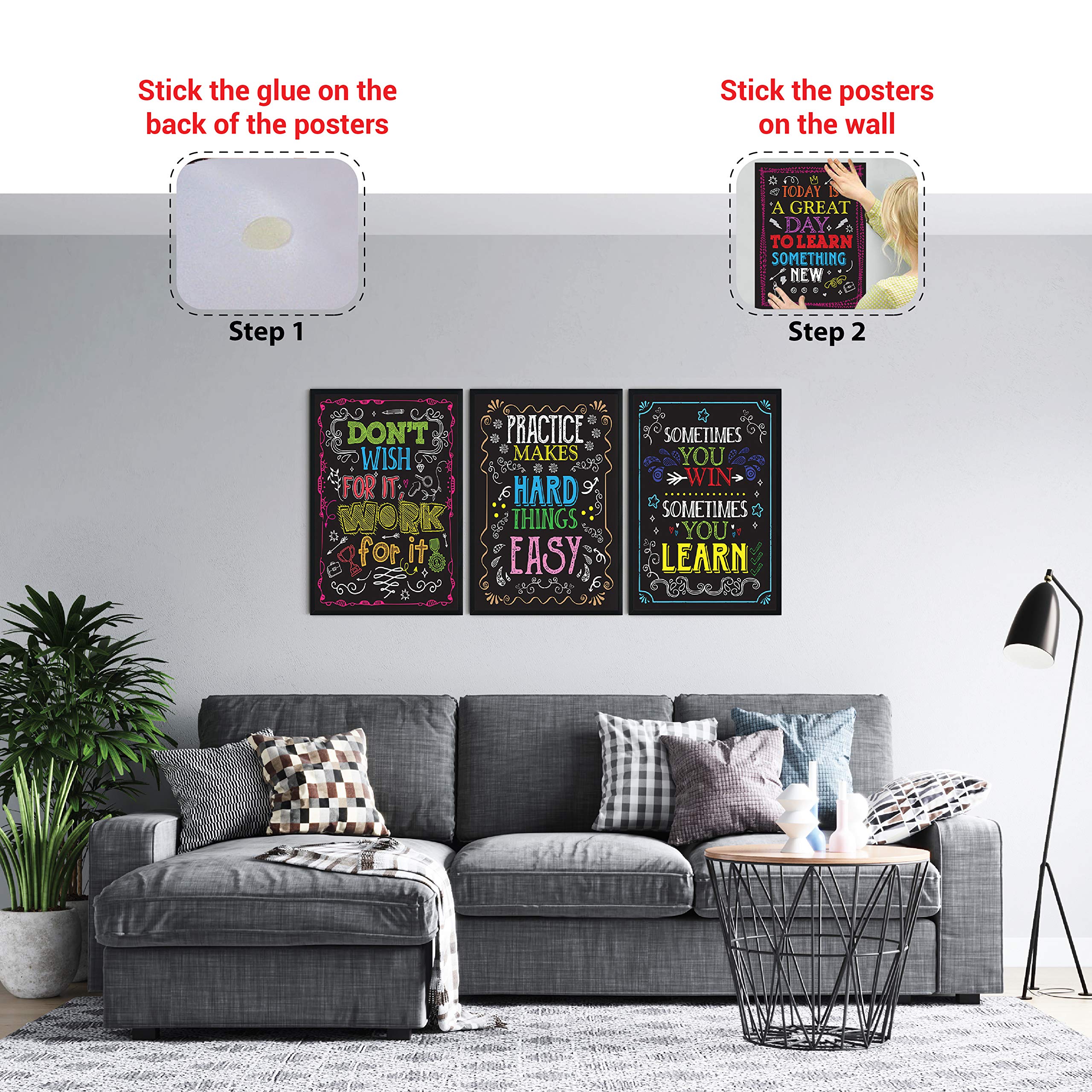 Positive Affirmations Wall Decor Growth Mindset Posters For Decorations ...