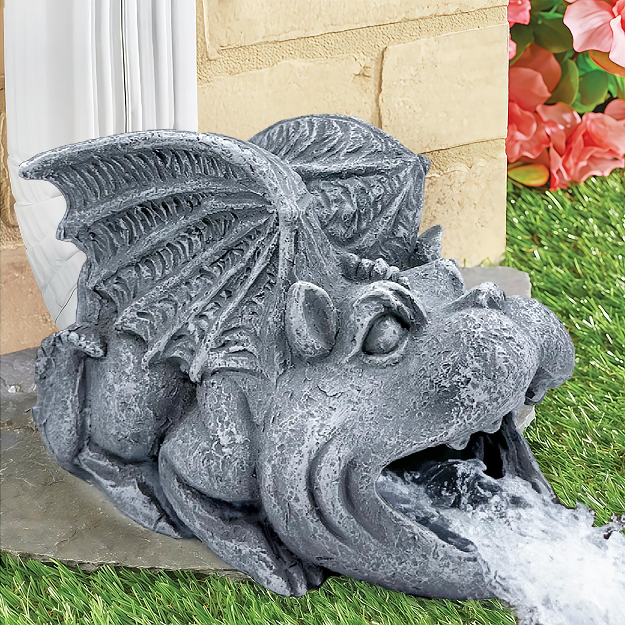 Snapklik.com : Euiroet Gothic Gargoyle Sculpture Gutter Downspout ...