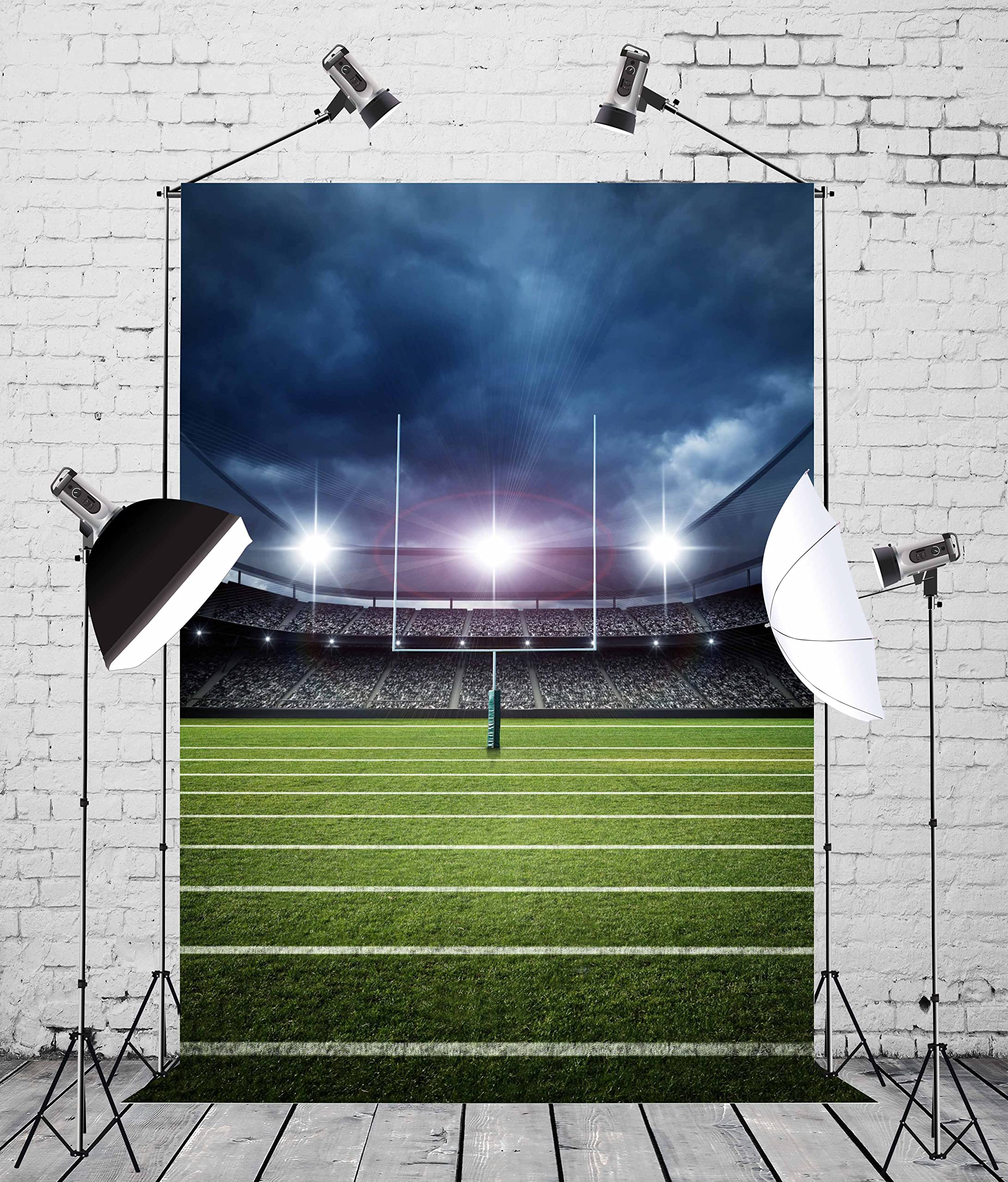 Photo Backdrop BELECO 9x6ft Football Field Backdrop - Stadium Scene For ...
