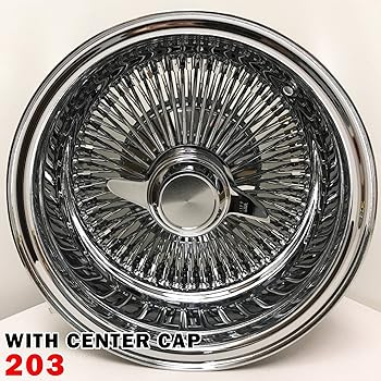 Amazon.com: 13x7 100 rev spoke chrome wire wheels: Automotive