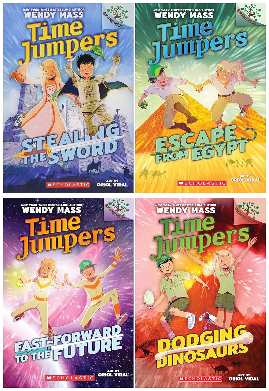 NEW! Time Jumpers Complete Book Series (4 Books): Wendy Mass: Amazon ...