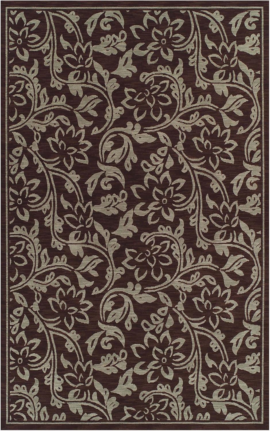Amazon.com: Meridian MN70 Chocolate 9'6"x13' Area Rug : Home & Kitchen