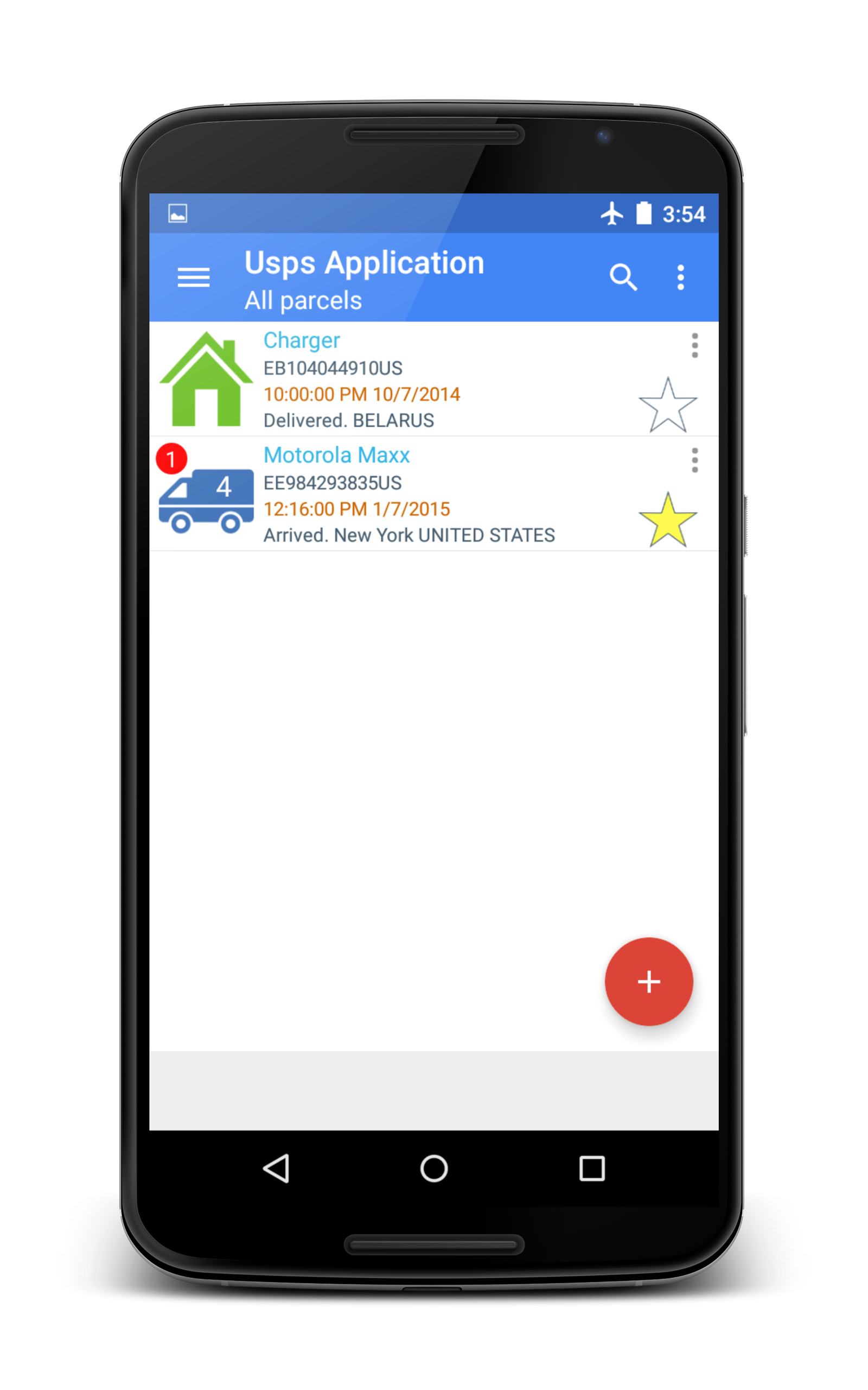 USPS auto tracking system - App on Amazon Appstore