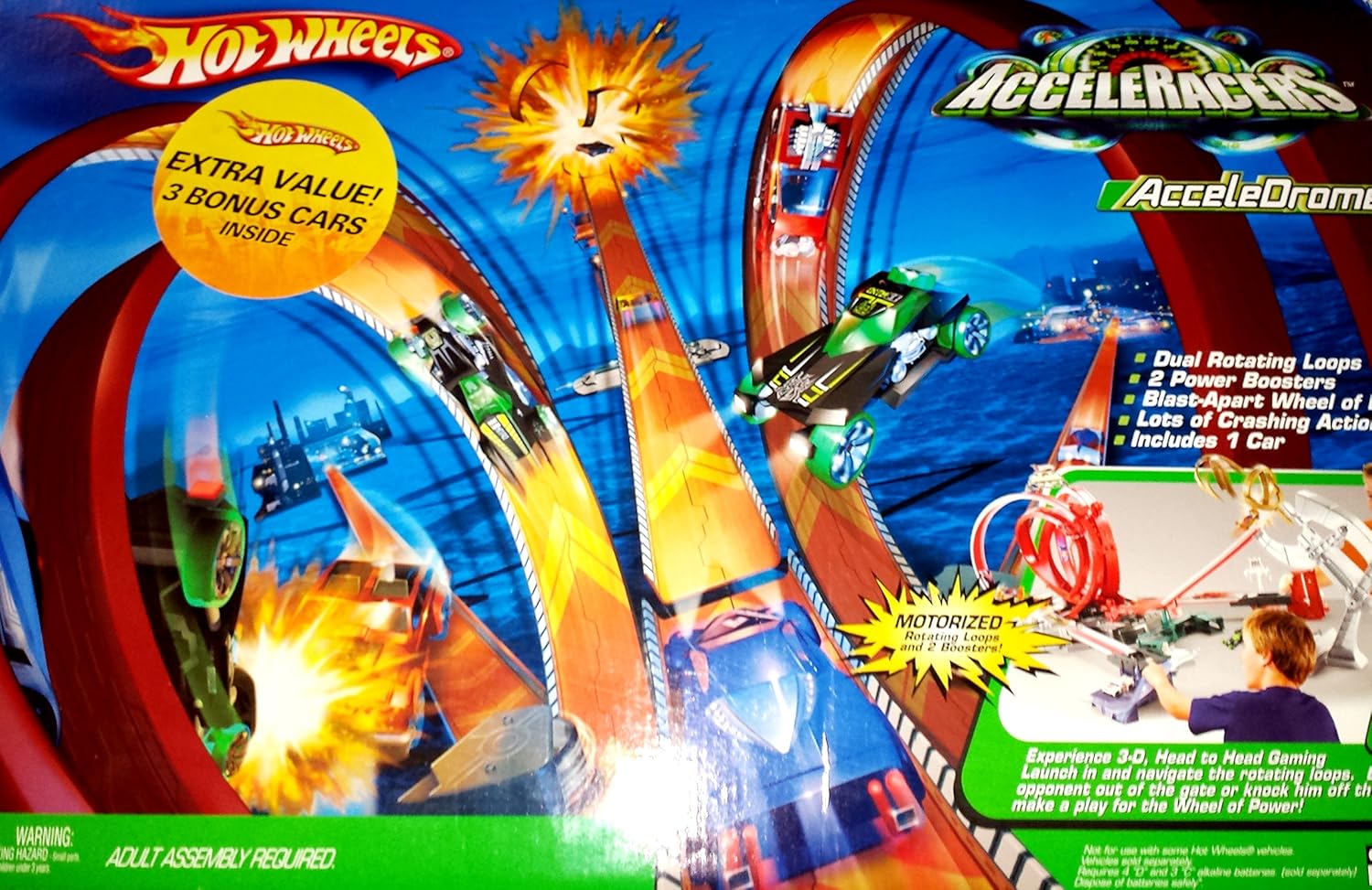 Hot Wheels: AcceleRacers AcceleDrome Playset : Amazon.com.au: Toys & Games