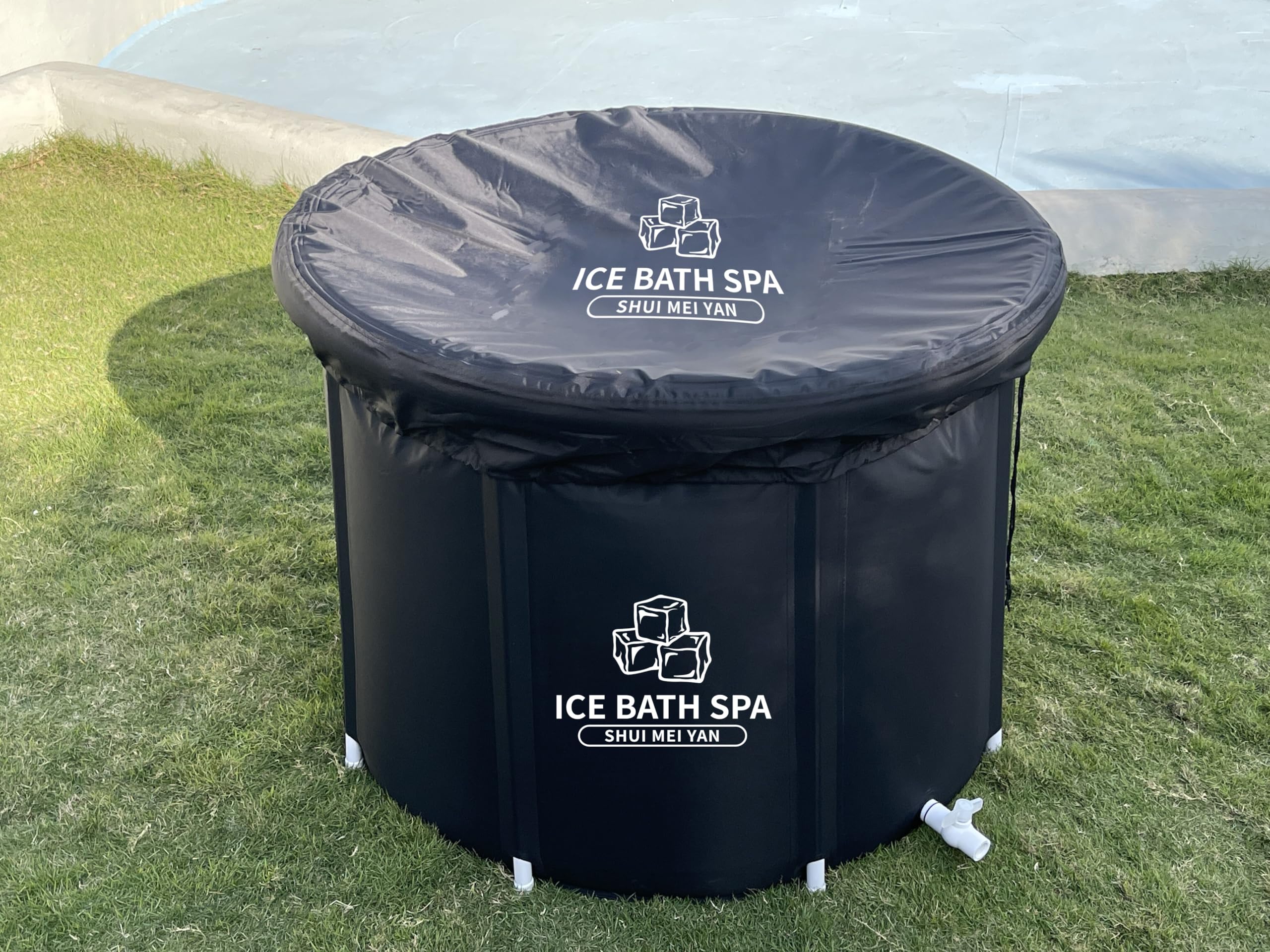Snapklik.com : SHUIMEIYAN Large Ice Bath Tub Outdoor