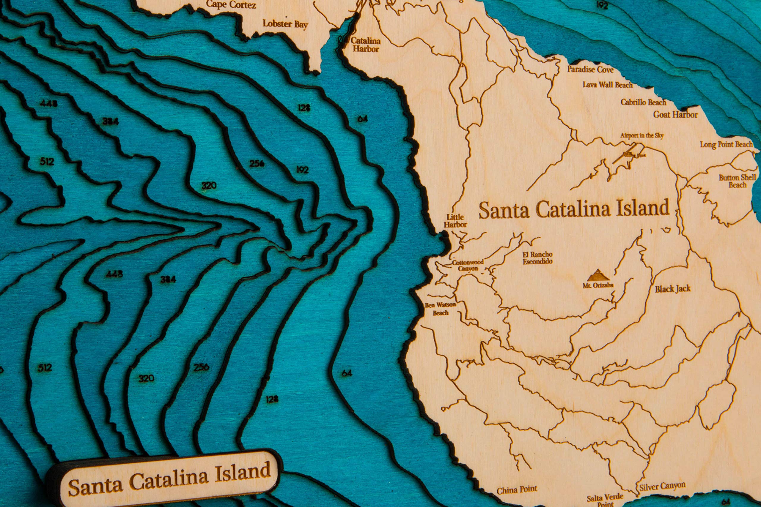 Mapa De La Isla Santa Catalina Santa Catalina Island Collection