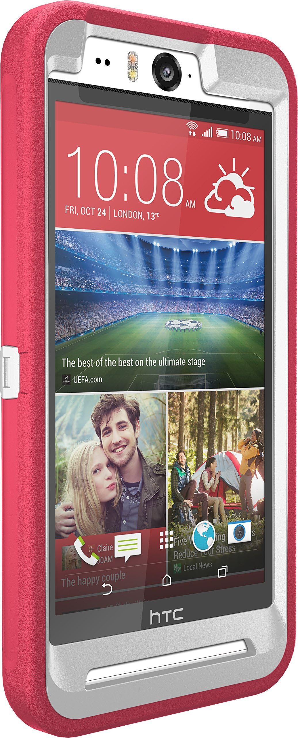 Amazon.com: OTTERBOX Defender Series for HTC One M8 - Retail Packaging ...
