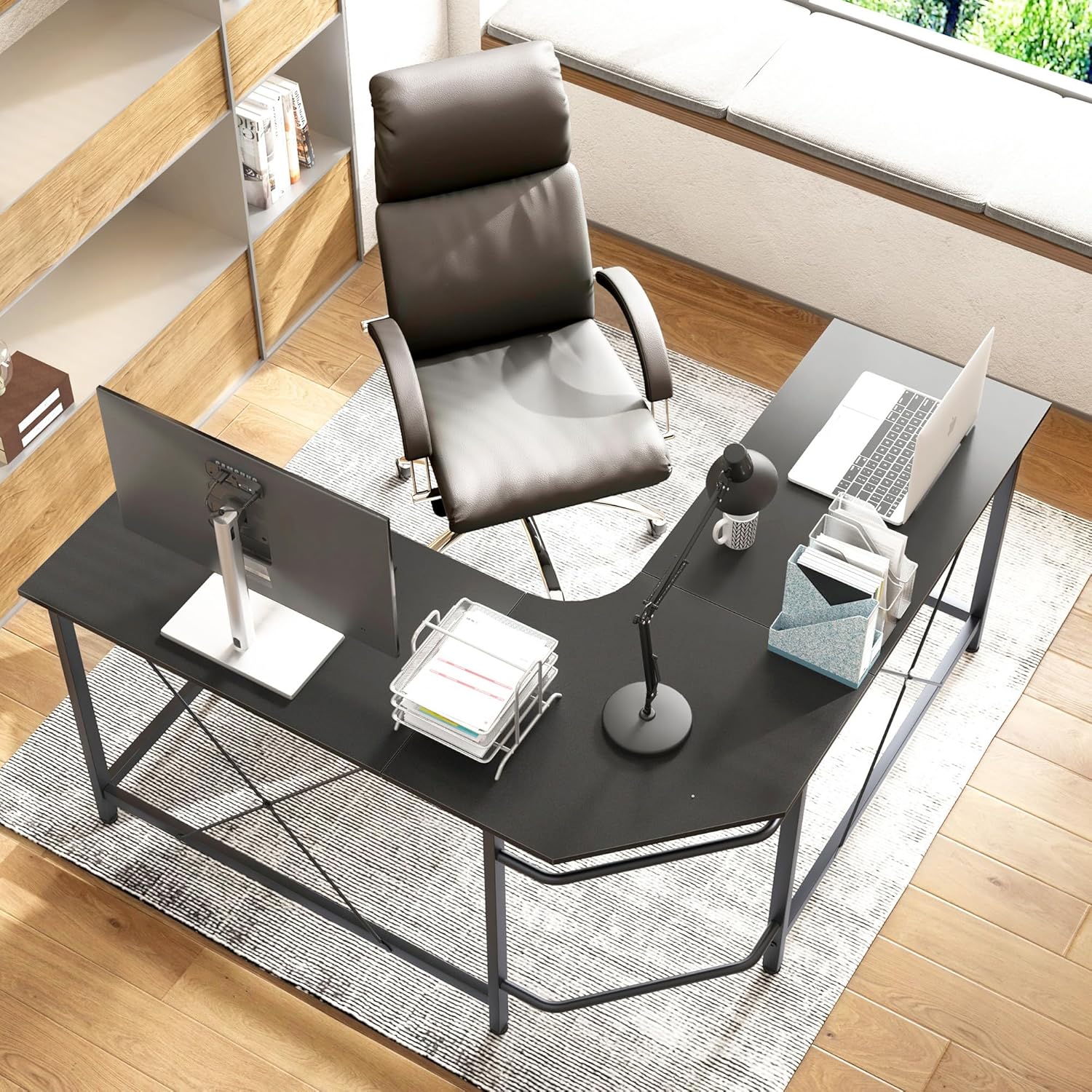 soges L Shaped Desk, 59inch L Desk Computer Corner Australia | Ubuy