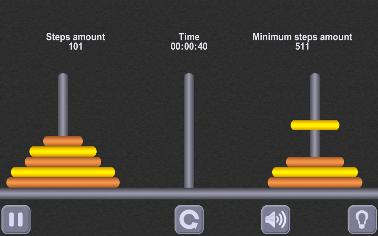 Tower of Hanoi. Ancient puzzle - App on Amazon Appstore