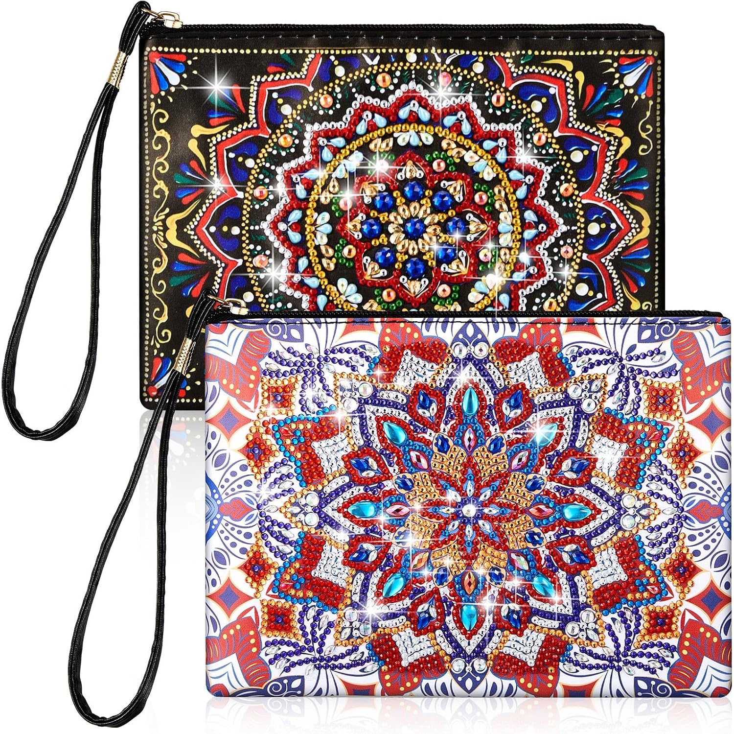 Amazon.com: Geyoga 2 Pieces DIY Diamond Painting Purses 5D DIY Diamond ...