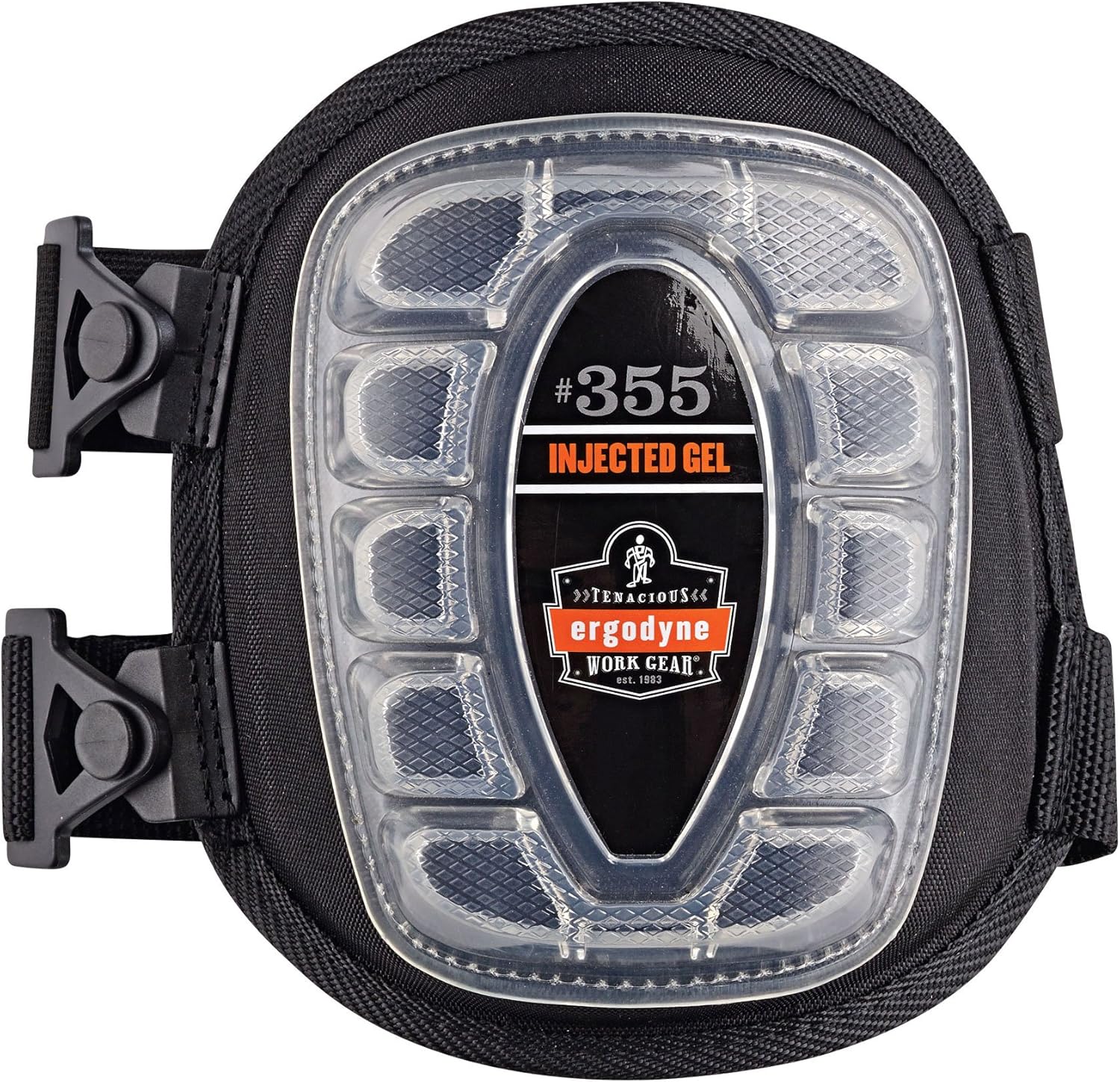 Ergodyne ProFlex 355 Short Cap Injected Gel Knee Pads, Black - Amazon.com