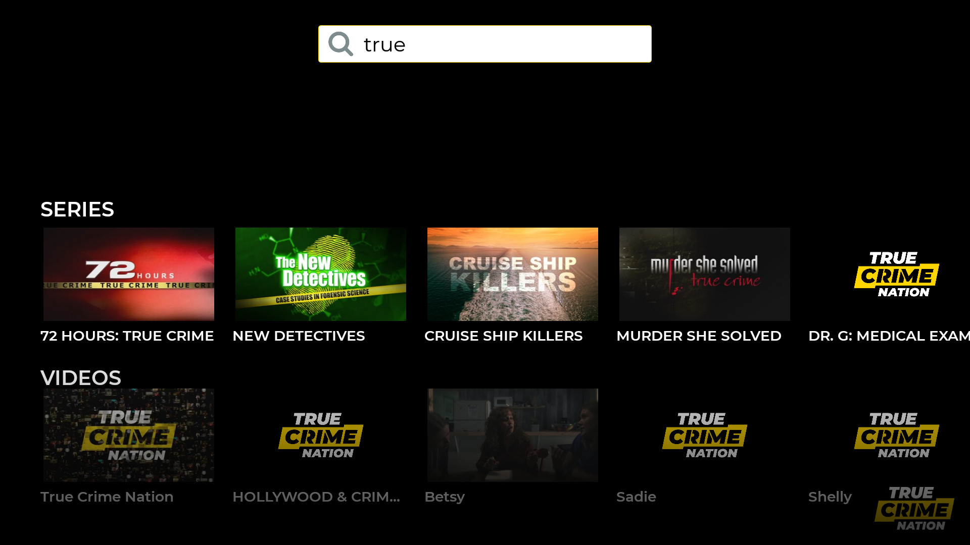True Crime Network - App on Amazon Appstore