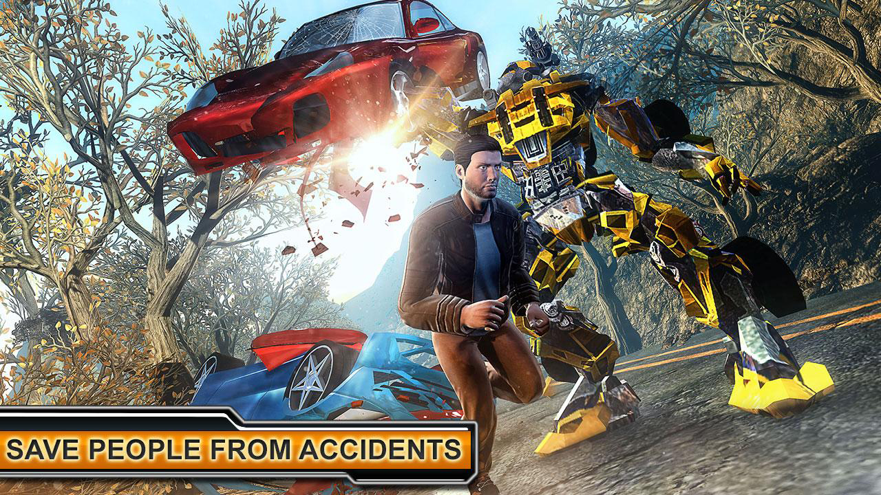 Robo City Hero Rescue Bots Adventure 3D Simulator Games 2023 : Offroad ...