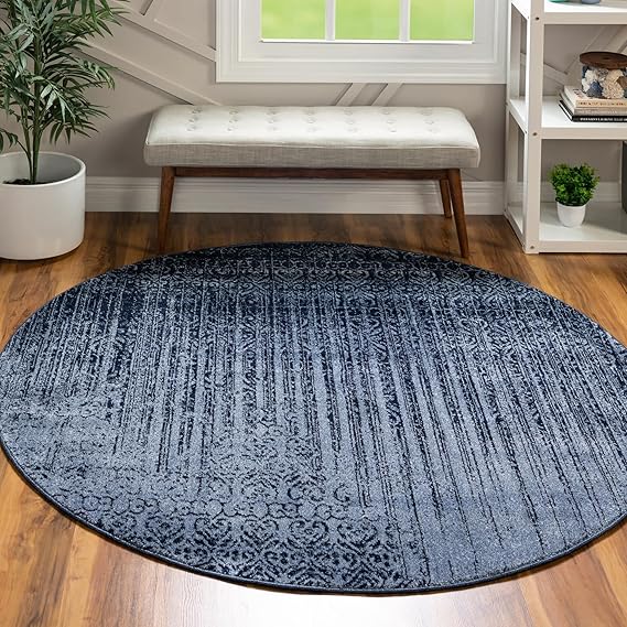 Amazon.com: Unique Loom Del Mar Collection Area Rug- Transitional ...