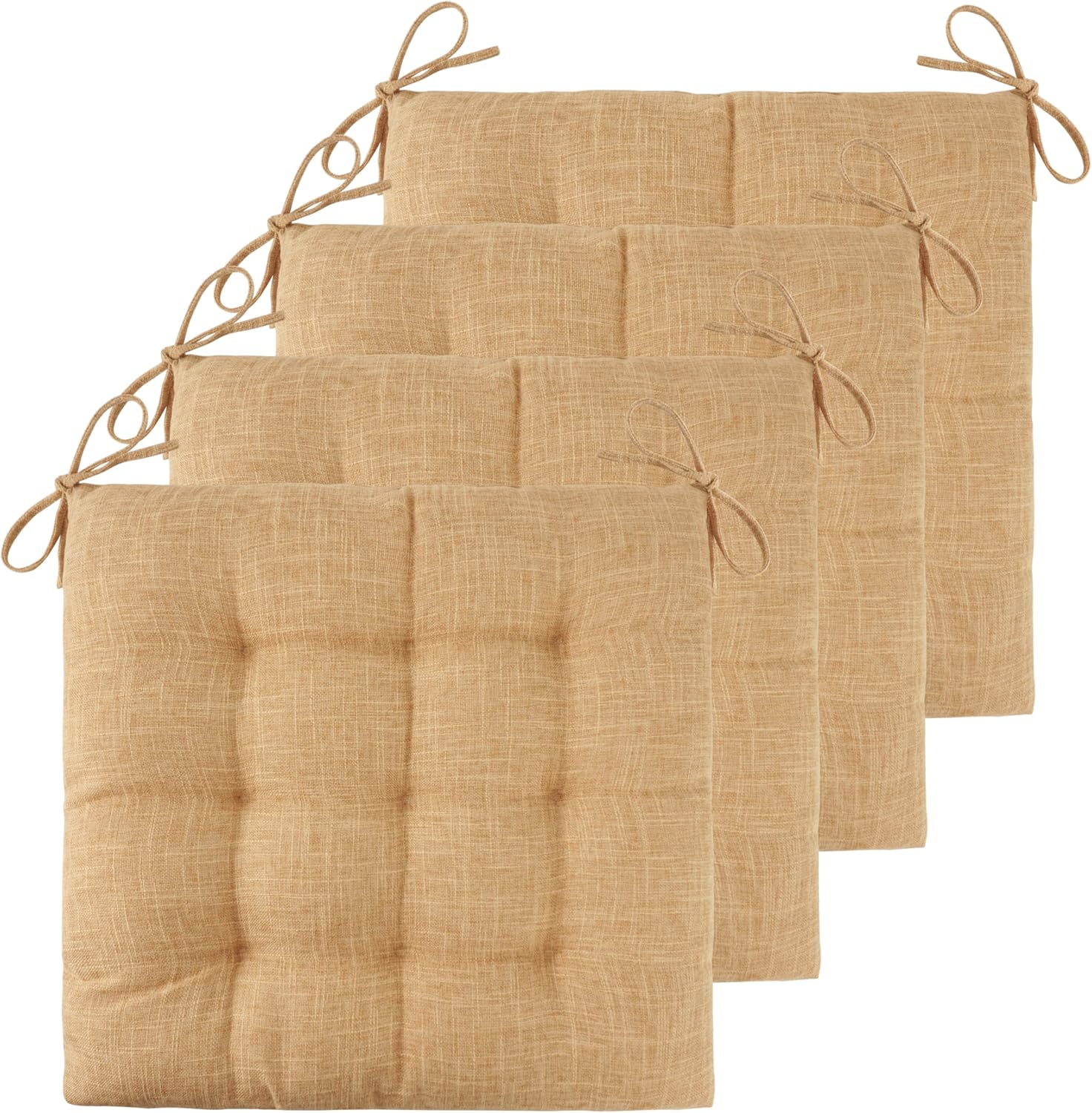 Amazon.com: FlyGulls Chair Cushions for Dining Chairs Set of 4 Square ...