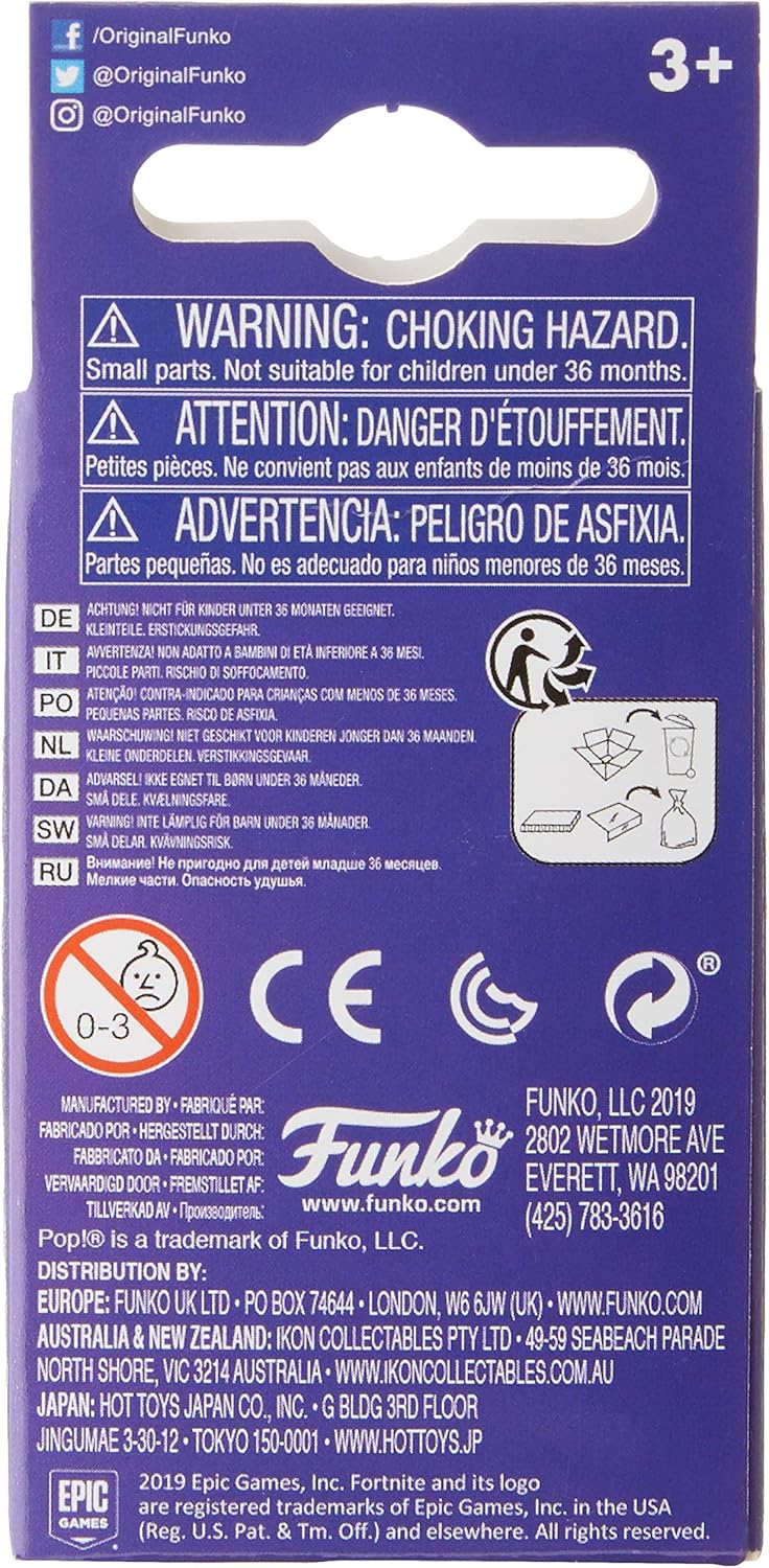 Funko , Multicolor ,45713 POP Keychain: Fortnite – Peely – TopToy