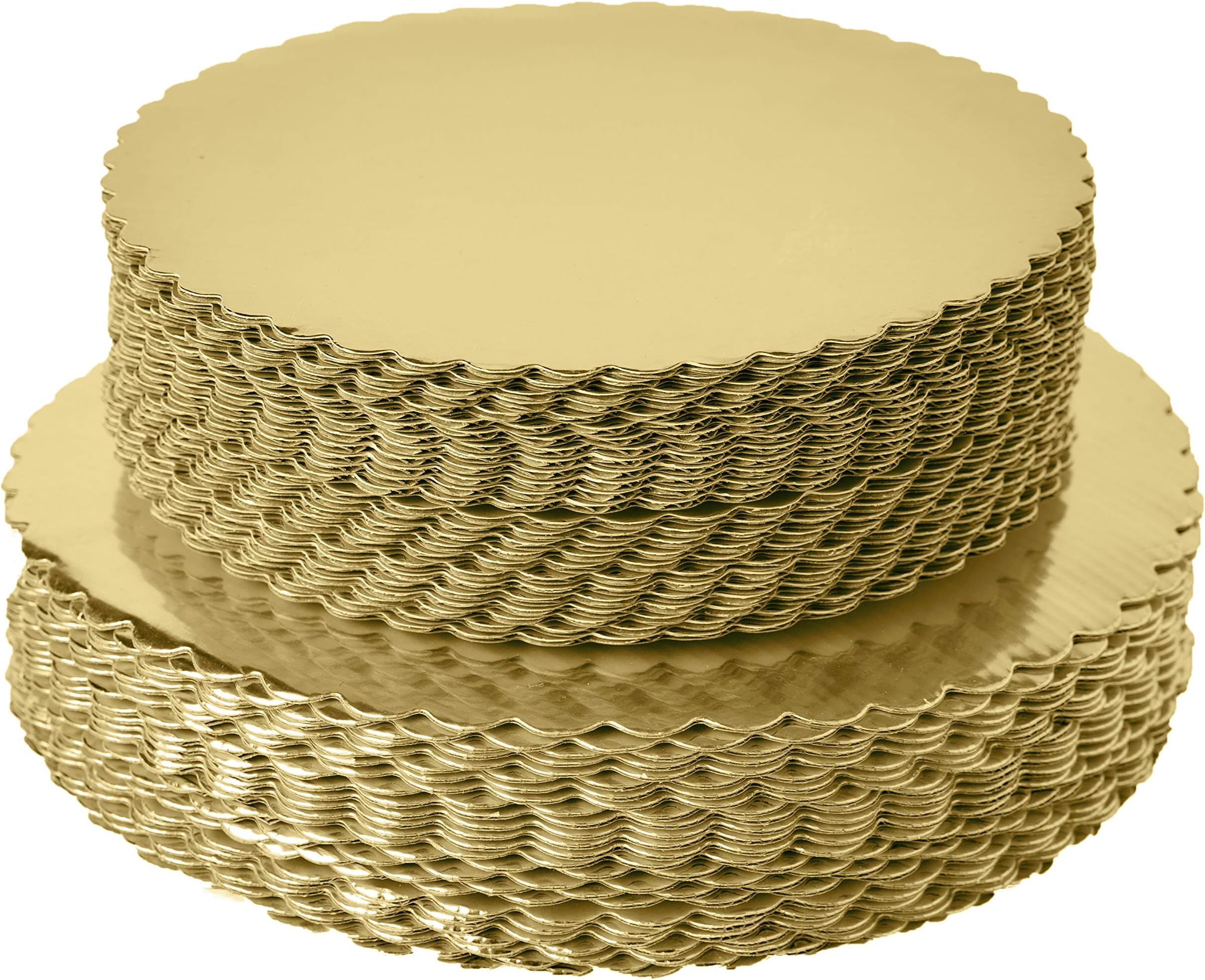 Amazon.com: [25pcs] 8" Gold Cakeboard Round,Small Disposable Cake ...