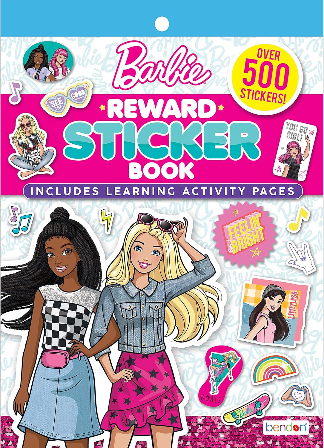 Amazon.com: Barbie Reward Sticker Pad, Over 500 Stickers, Includes ...
