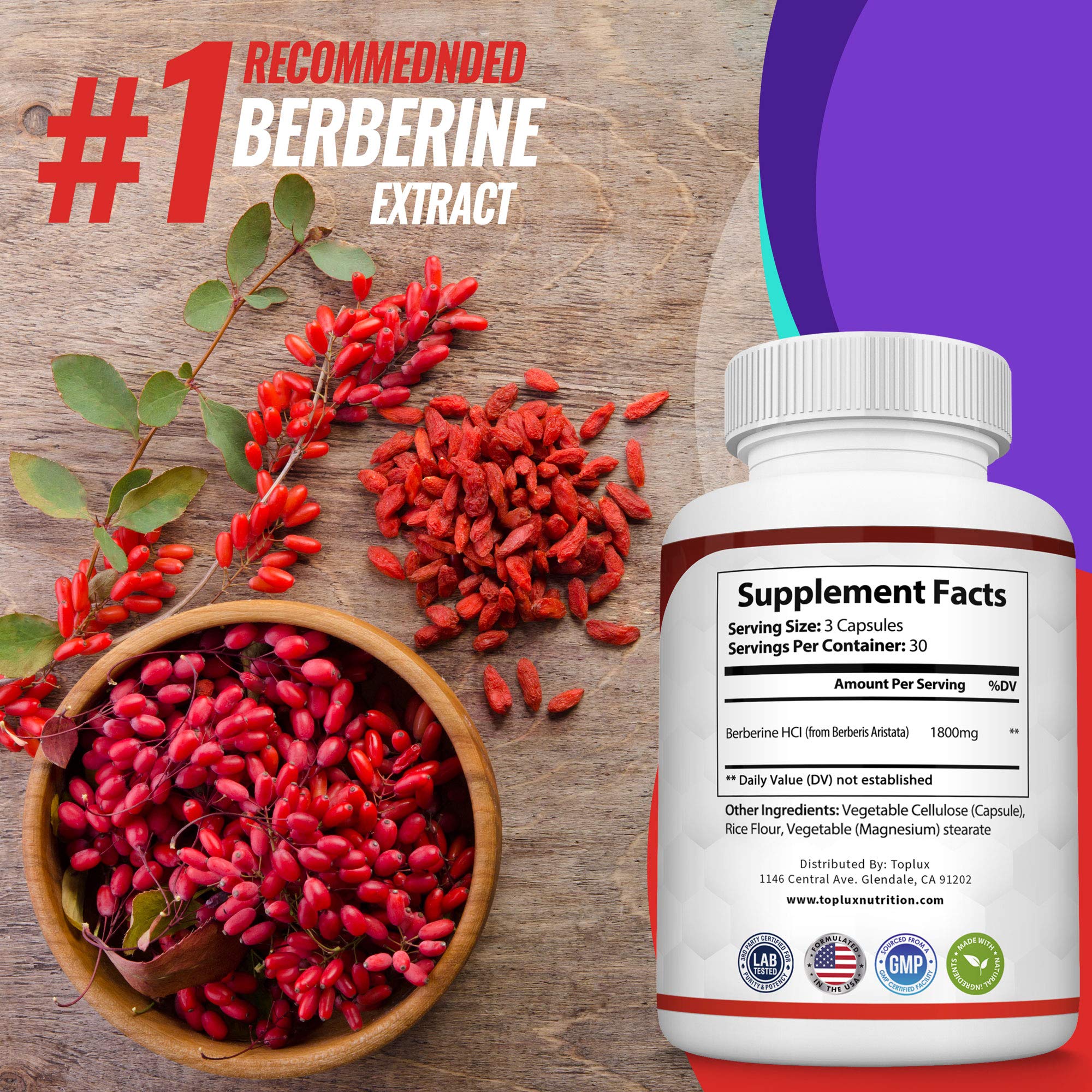 Extracto de berberina 1800 mg...B07YCTZ45B | Encarguelo.com