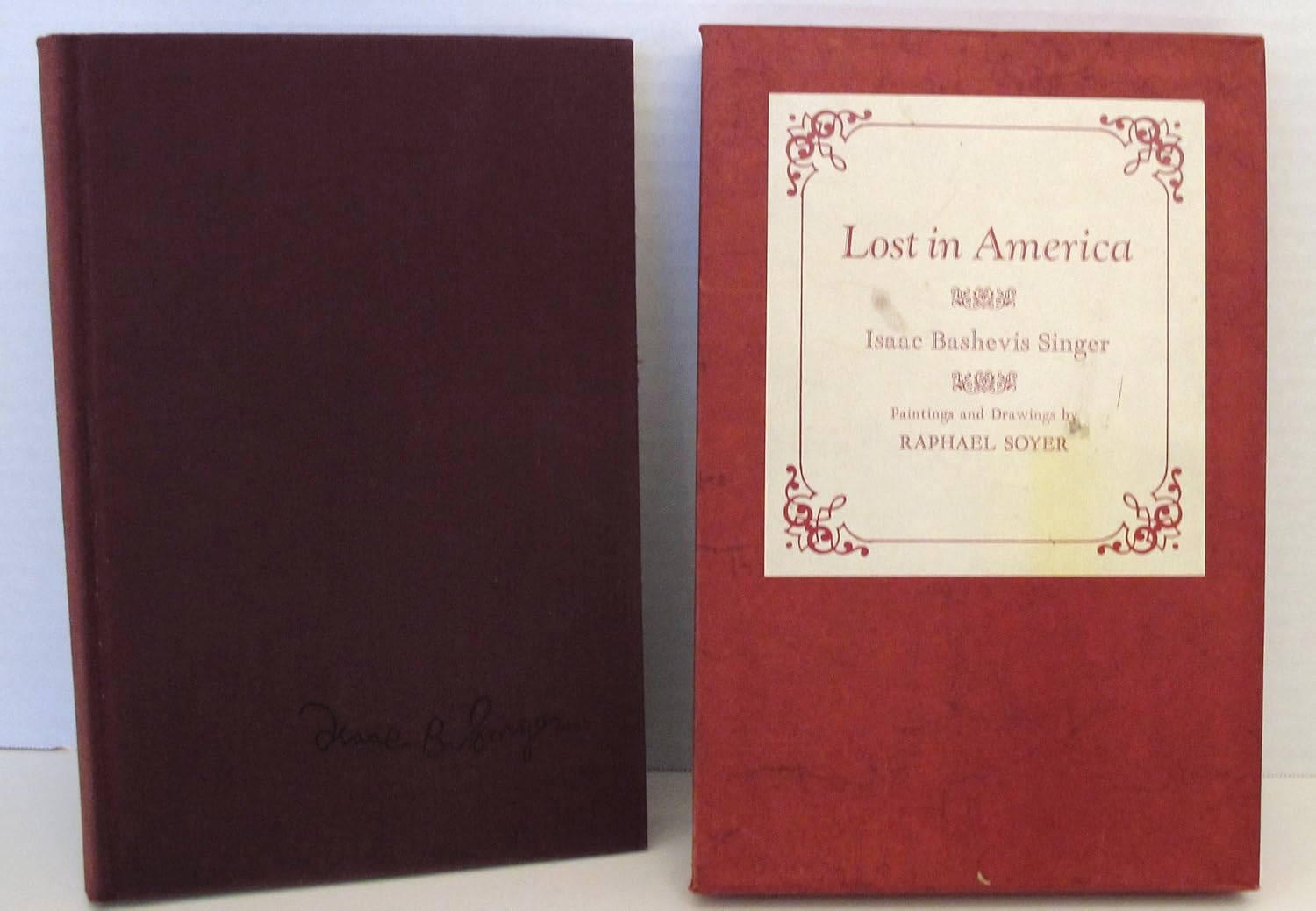 LOST IN AMERICA (1st limited edition /signed) by Isaac Bashevis Singer ...