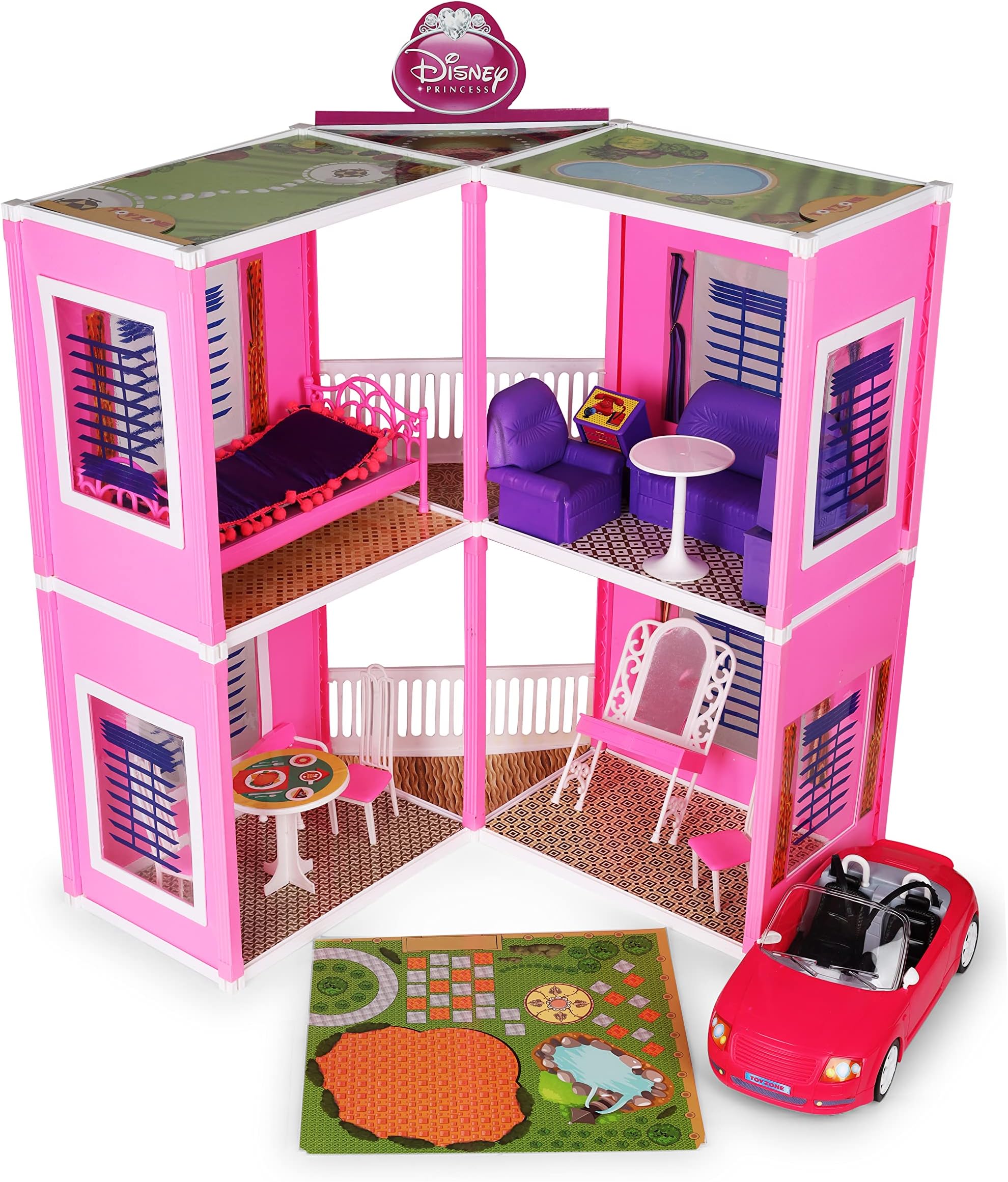 Toyzone Glamour Doll house-44185(Multicolor) Play Set for Girls| Girls ...