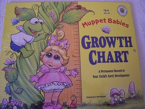 Muppet Babies Growth Chart: A Permanent Record of Your Child's Early ...