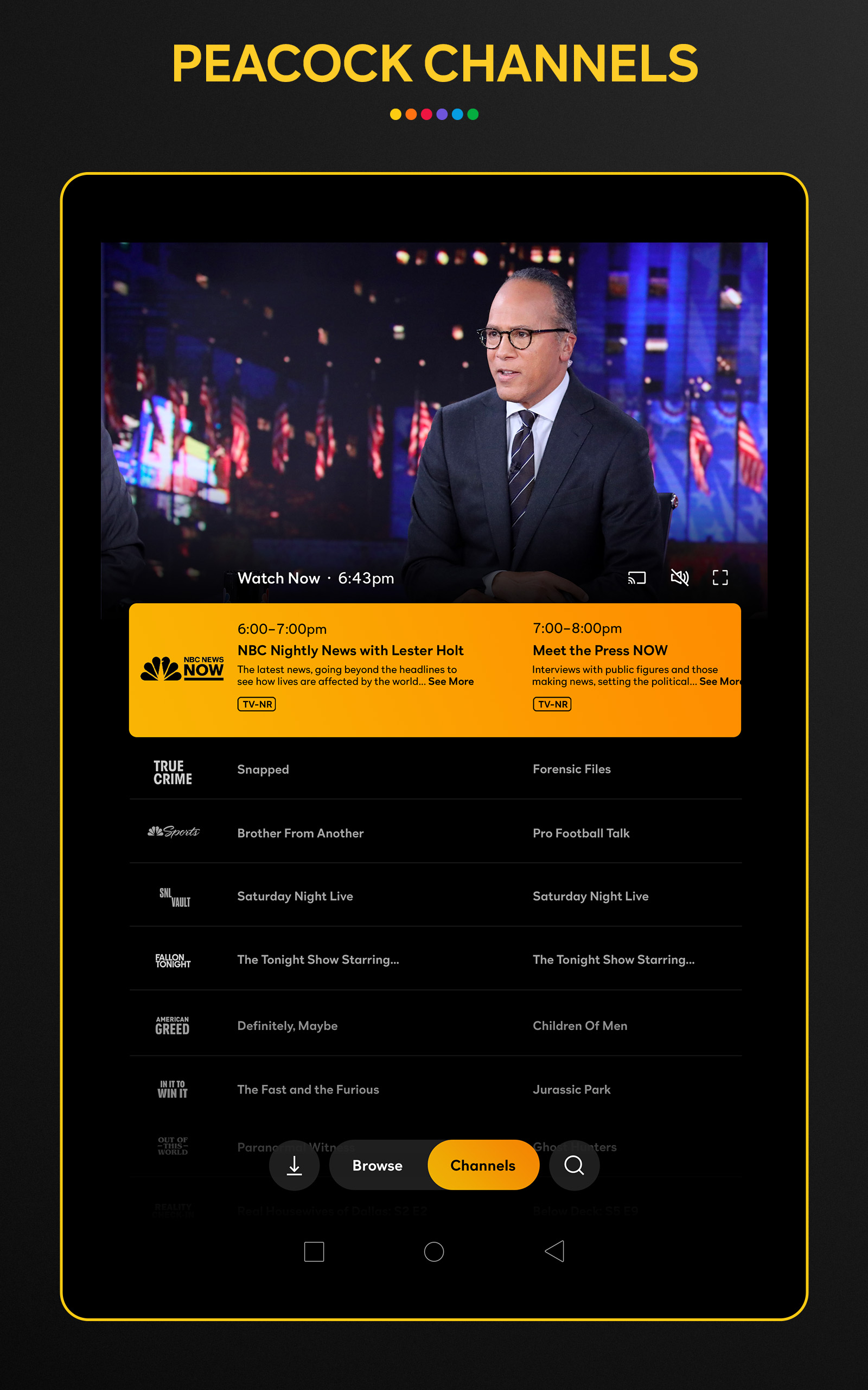 Peacock TV:Amazon.com:Appstore for Android