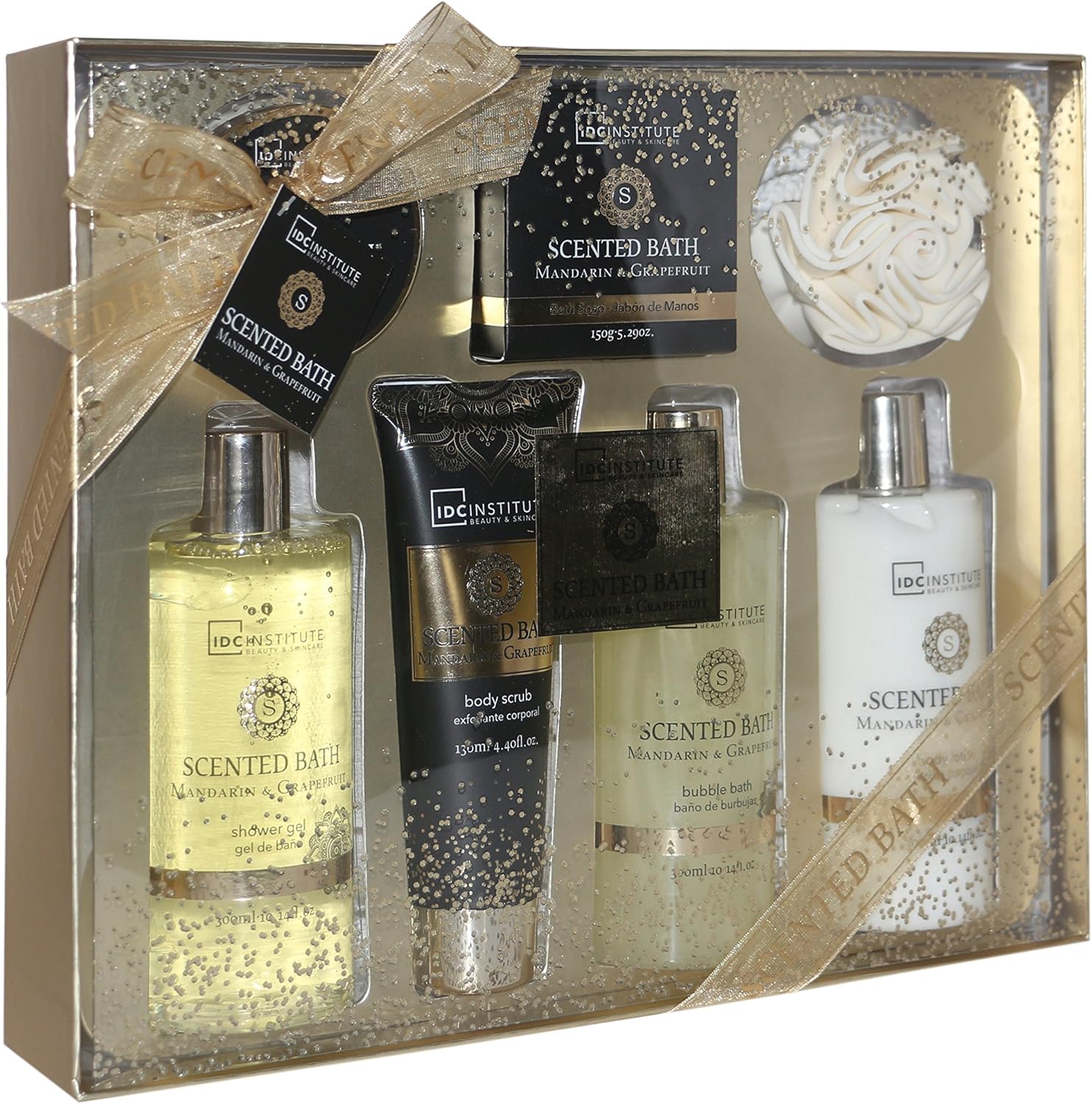 IDC Institute Coffret Scented Bath Gold Collection 7 piezas : Amazon.es ...