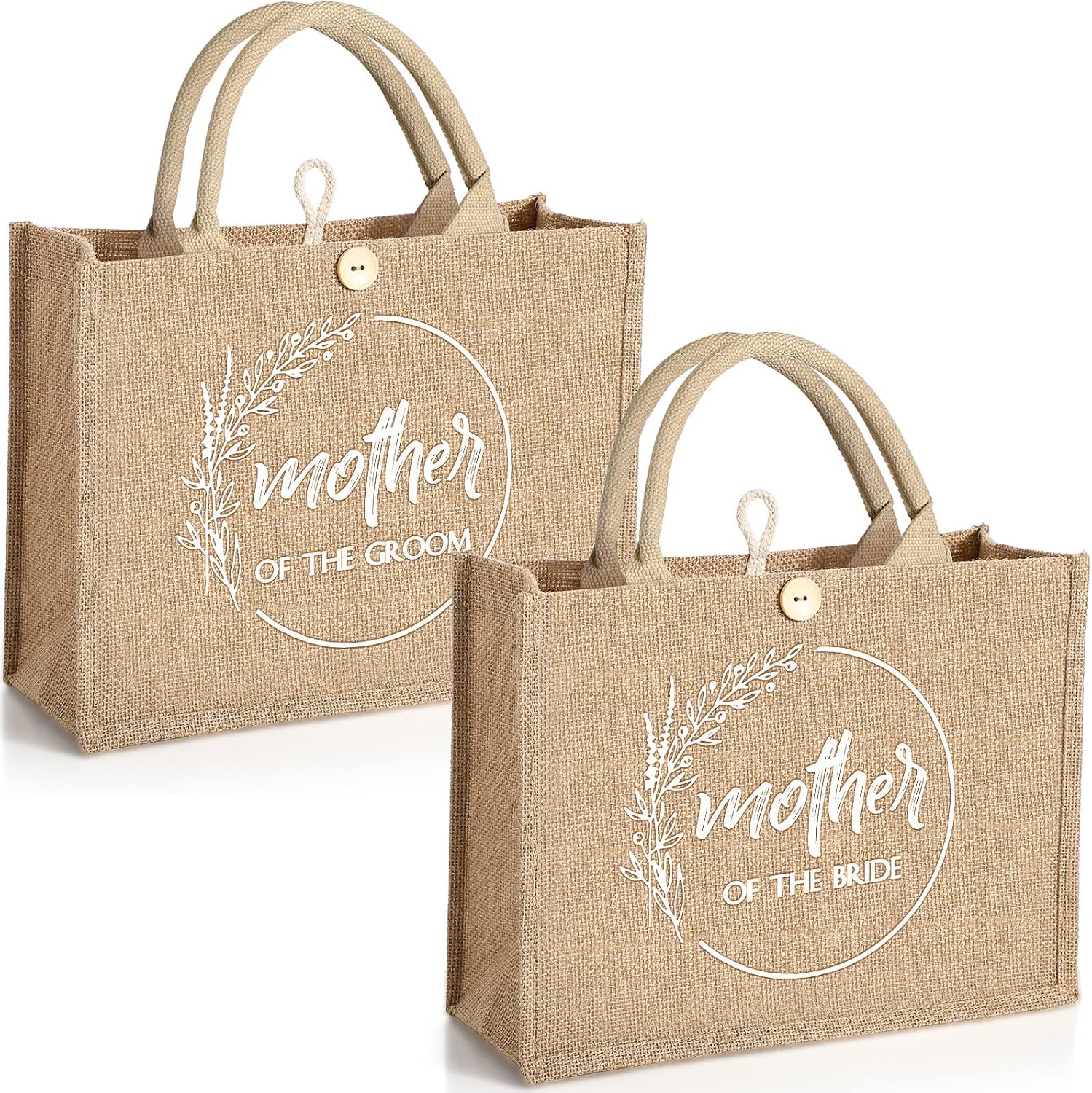 Amazon.com: Coume 2 Pcs Mother of Bride and Groom Bags Wedding Gift for ...