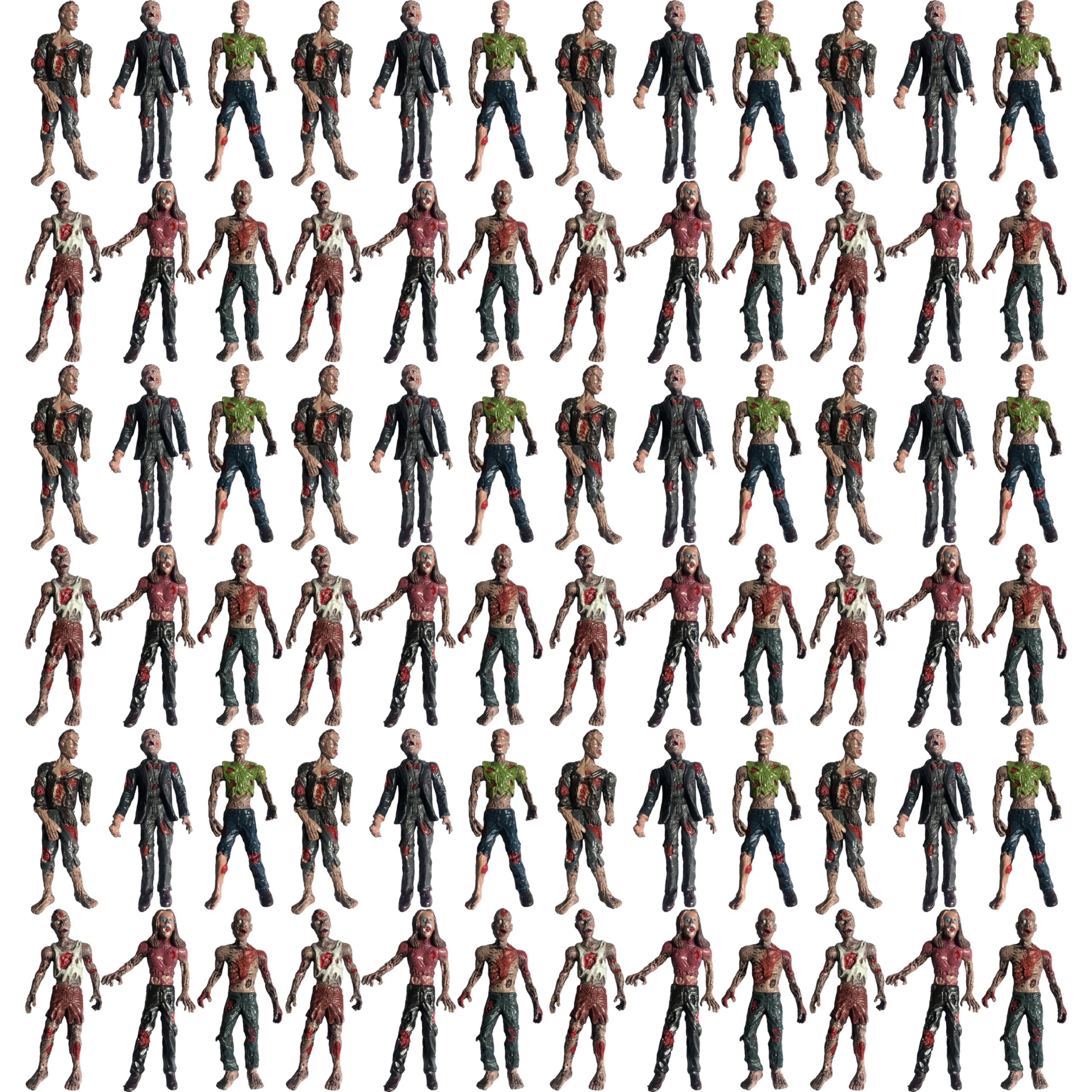 Amazon.com: PowerTRC Toy Zombie Action Figures with Movable and ...