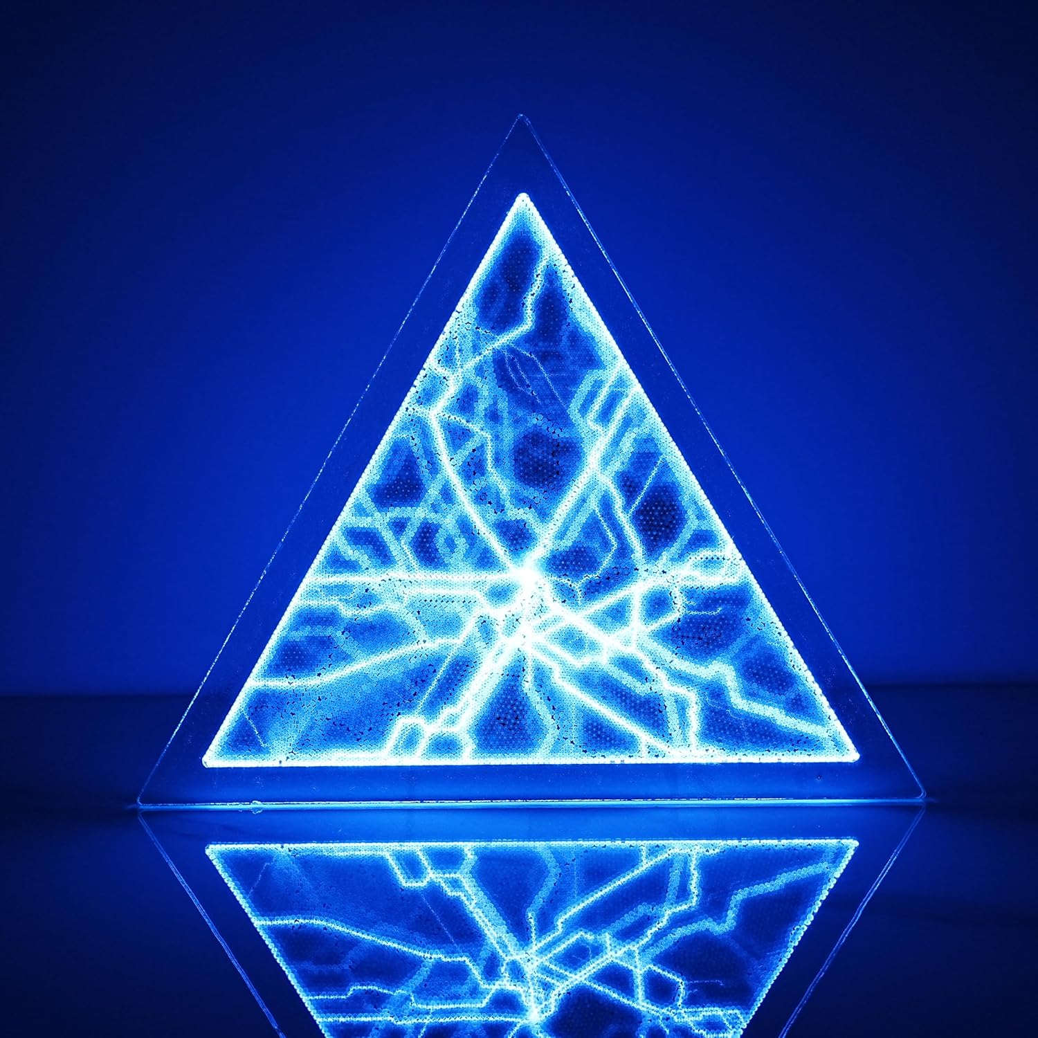 PUXTIW 12 inch Triangular Plasma Disc, Plasma Ball, Plasma Globe ...