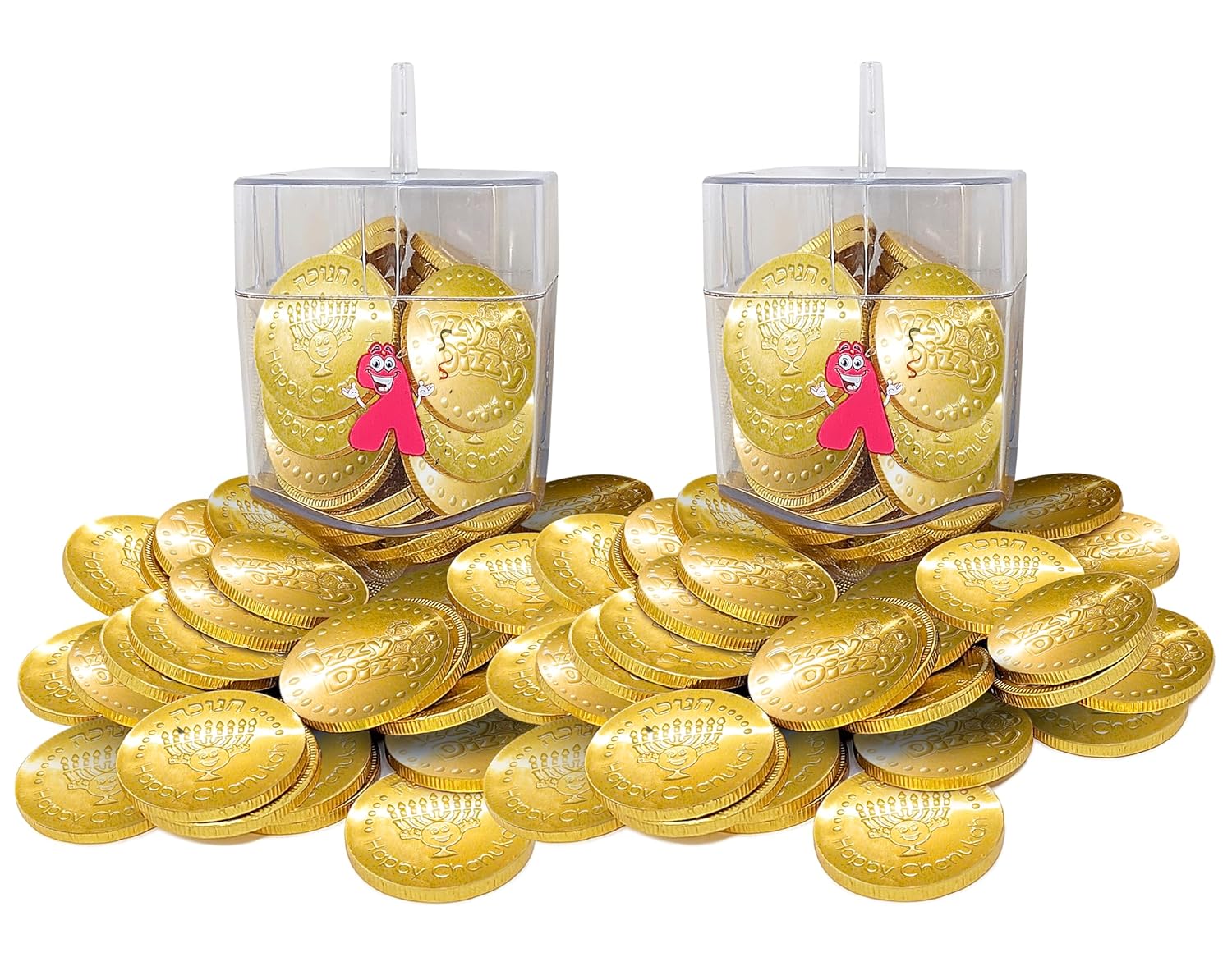 Amazon.com: The Hanukkah Company Jumbo Gelt Chocolate Coins - Kosher ...