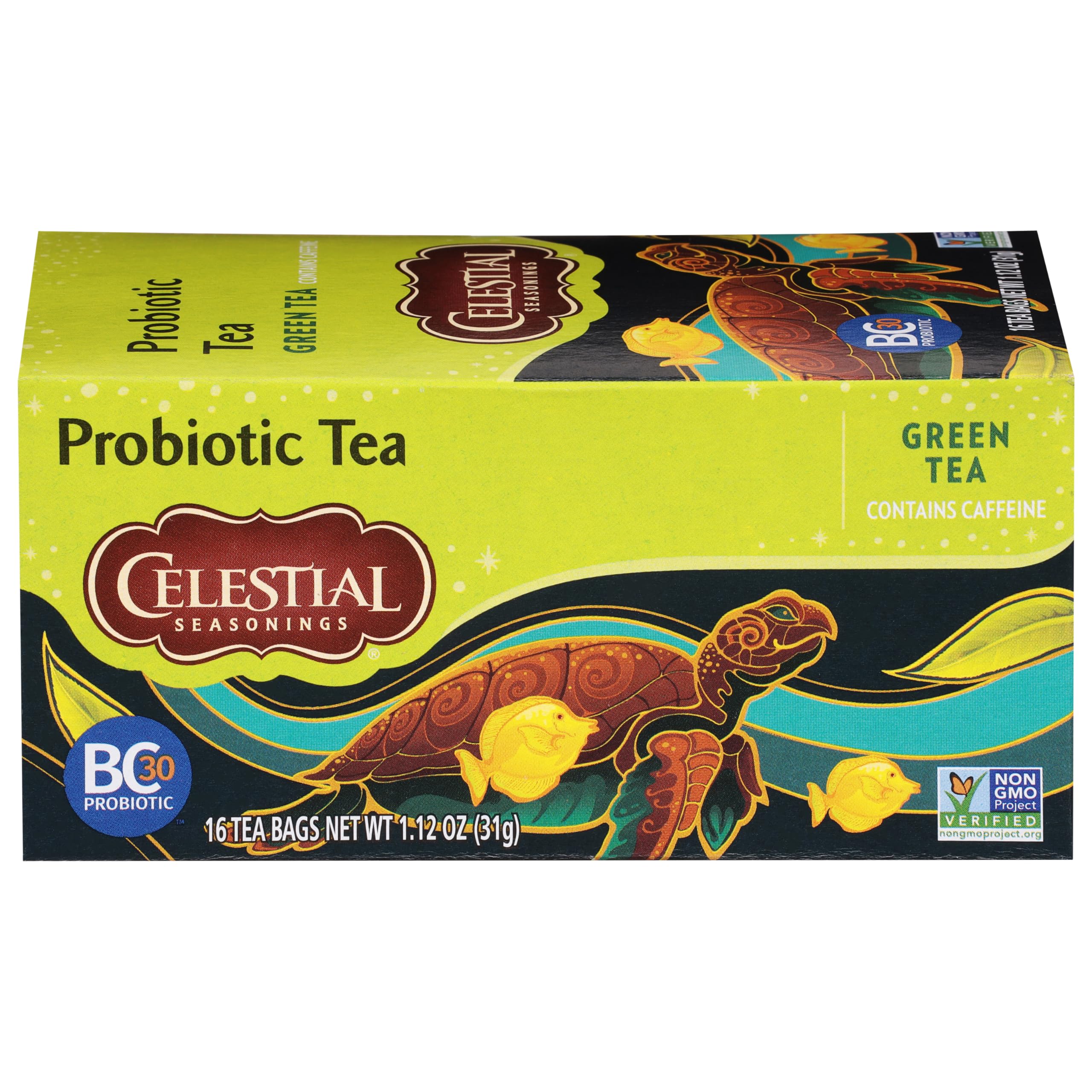 Amazon.com: Celestial Seasonings Probiotic Green Tea 16 tea bags