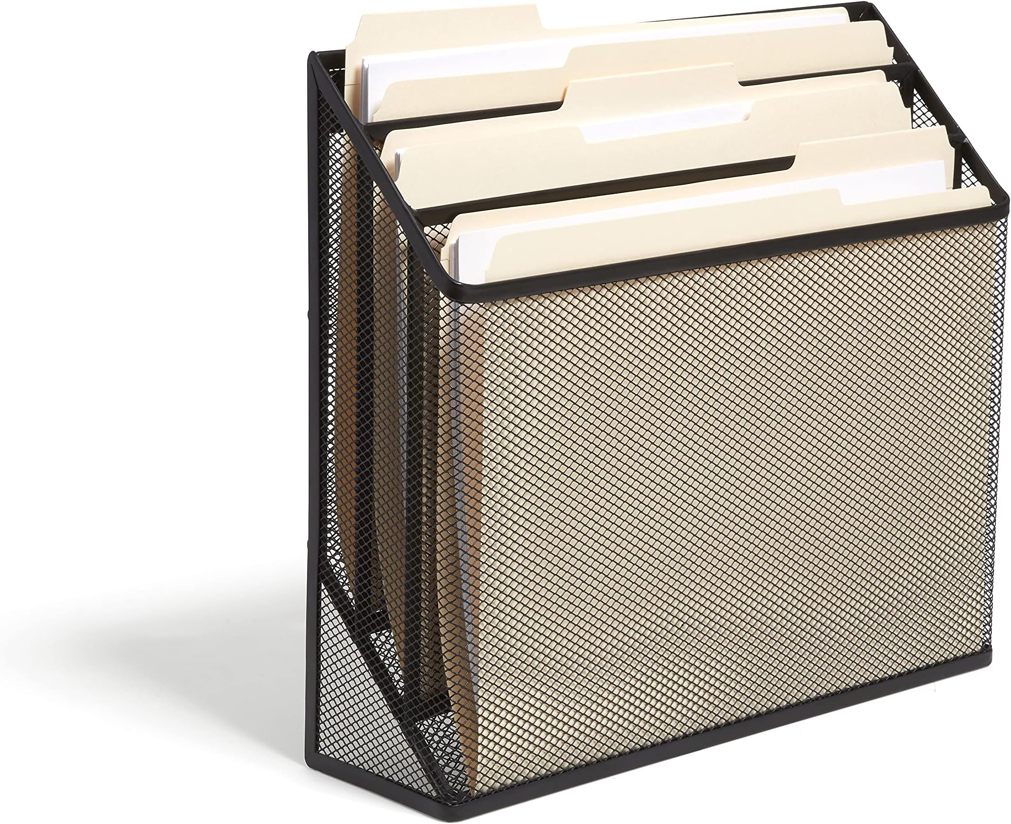 Amazon.com : TRU RED 12-Compartment Wire Mesh File Organizer, Matte ...