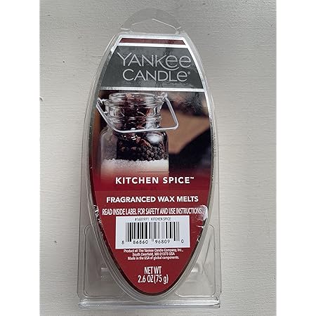 Amazon.com: Yankee Candle Kitchen Spice Fragranced Wax Melts : Home ...