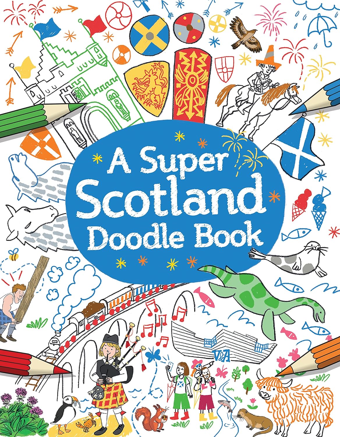 A Super Scotland Doodle Book: Gurrea, Susana: 9781782505570: Amazon.com ...
