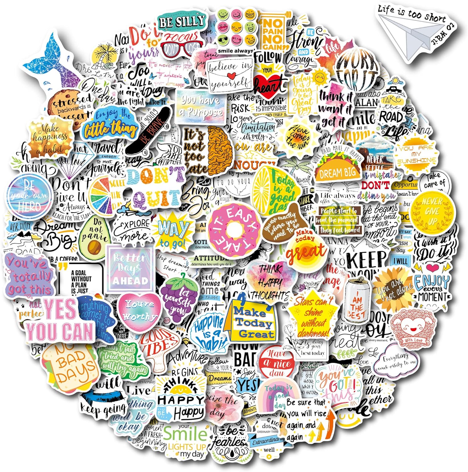 Amazon.com: 155PCS Motivational Stickers for Students, Teachers, Adults ...