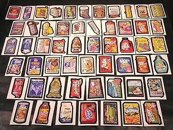 Amazon.com: Topps Wacky Packages Series 1 Complete Set of 55 Stickers ...