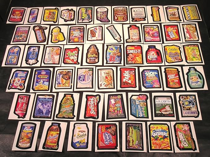 Amazon.com: Topps Wacky Packages Series 1 Complete Set of 55 Stickers ...