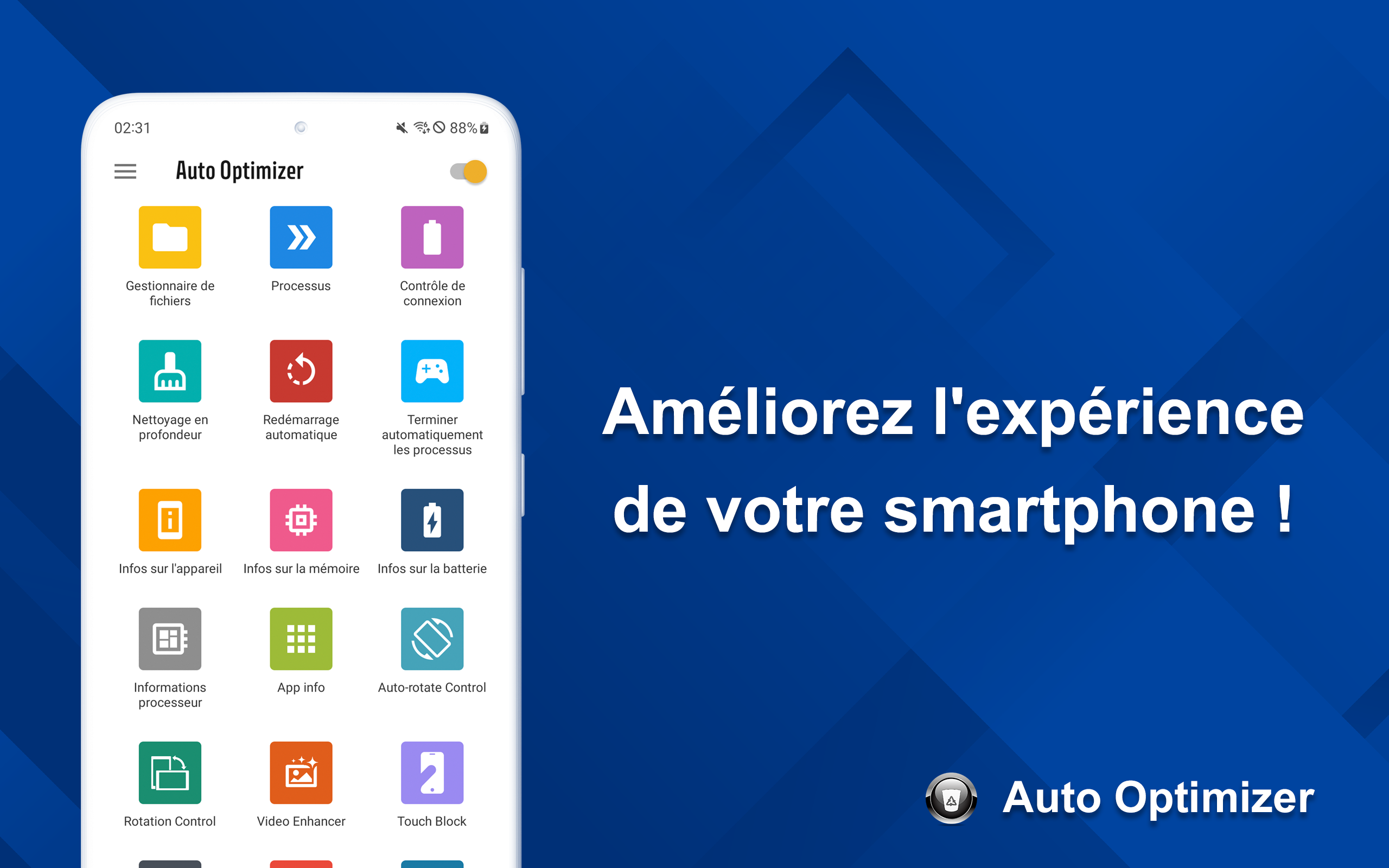 Auto Optimizer - Application sur Amazon Appstore