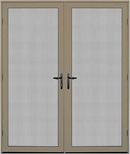 Titan 64x80 Meshtec Ultimate Security Screen Door | Aluminum Full View ...