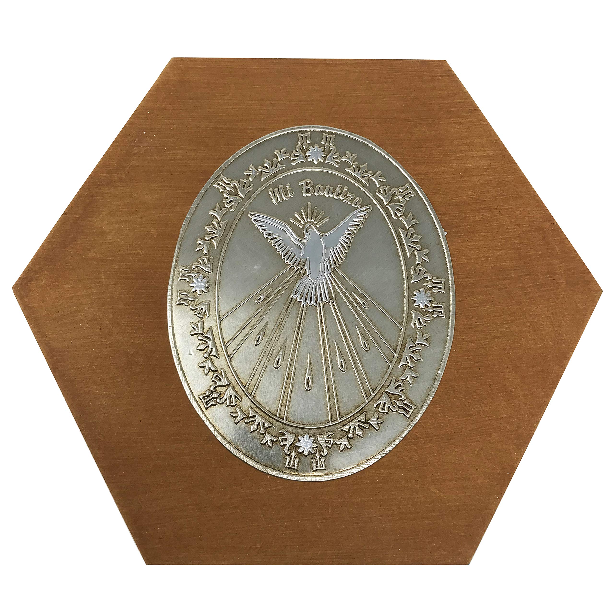 Catholic Baptism Kit in a Wooden Box with Towel, Candle, Rosary and ...