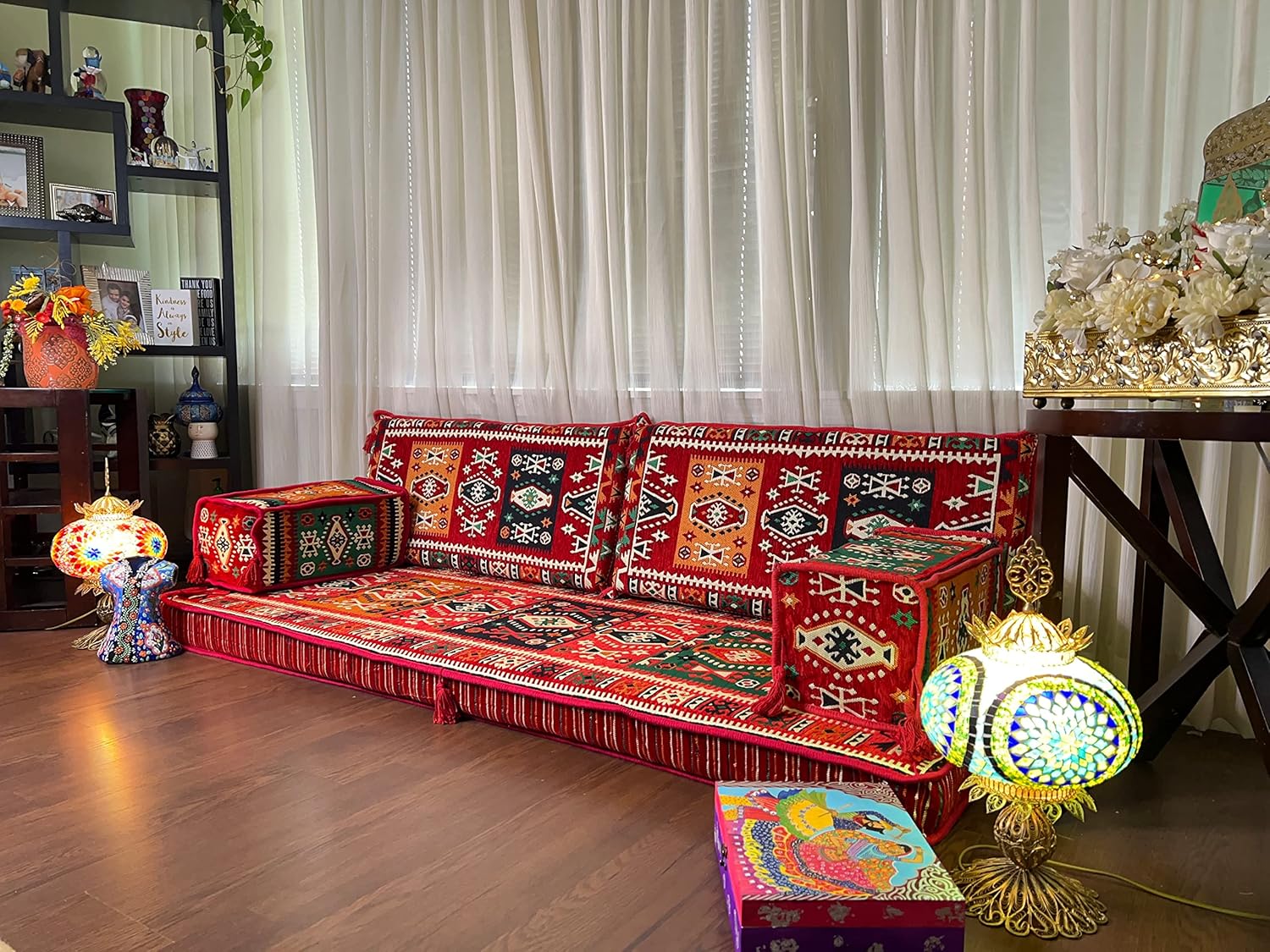 Amazon.com: Arabic Floor Seating, Arabic Floor Sofa, Arabic Majlis ...