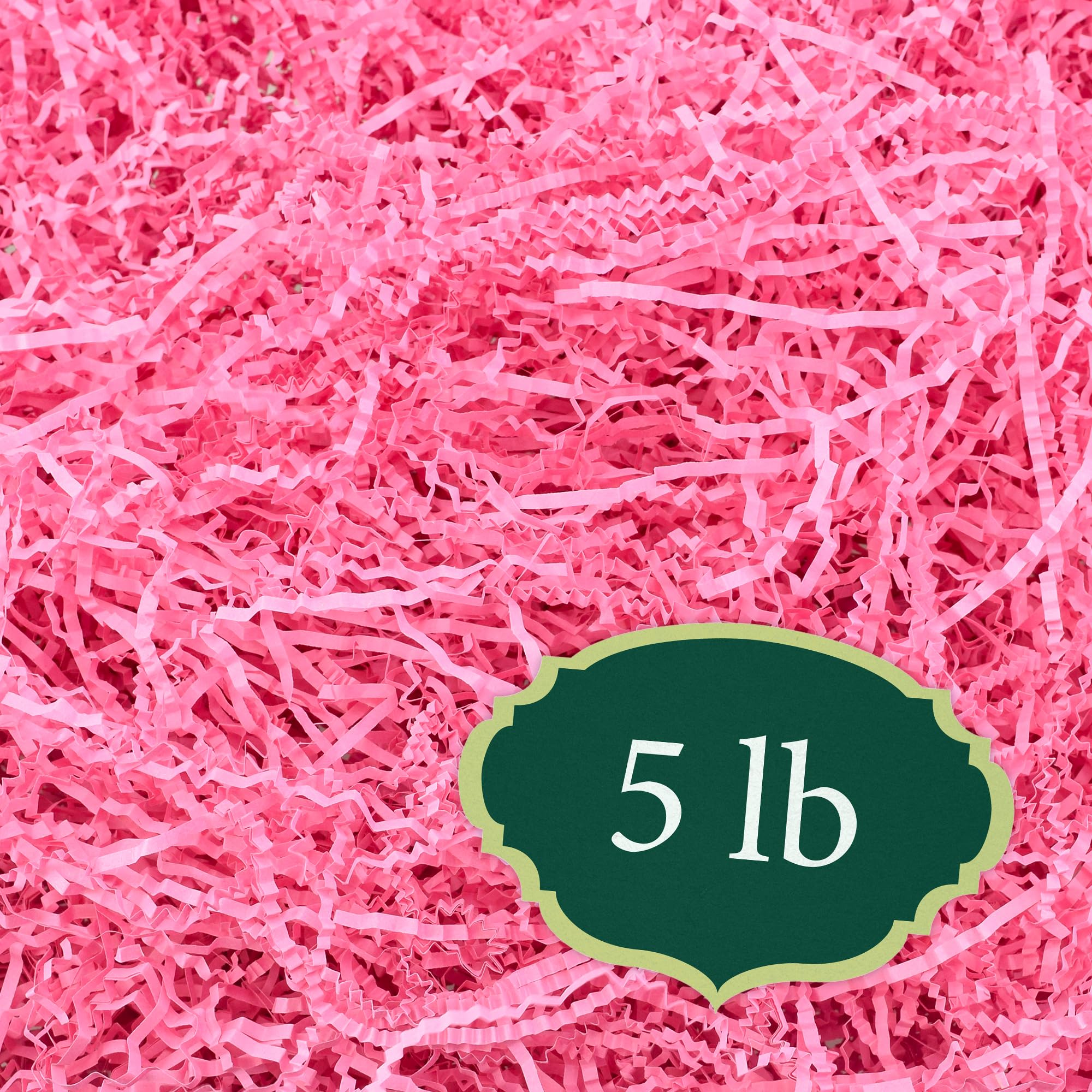 Amazon.com: Arcadia Garden Products 5 lbs - Pink Crinkle Shredded Color ...